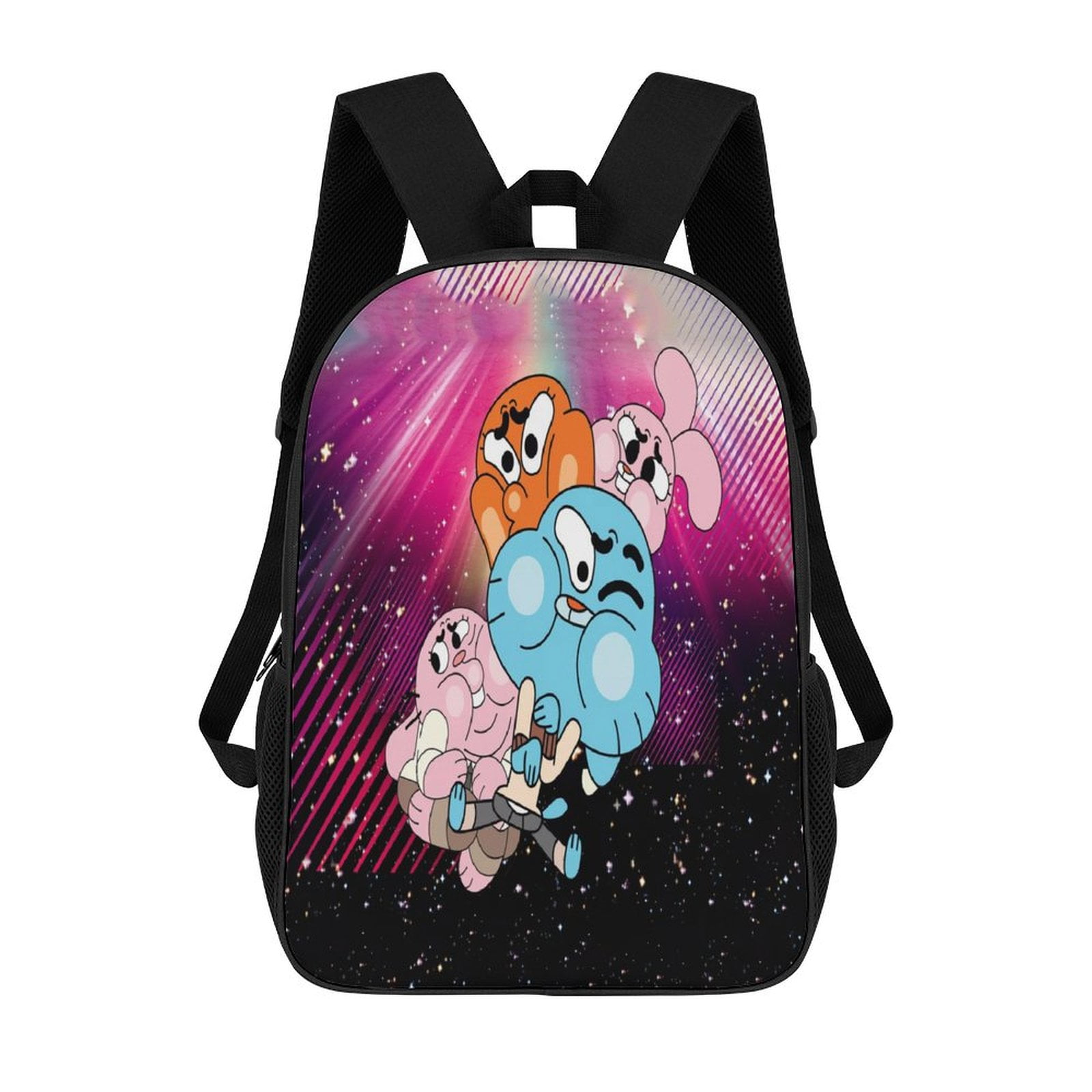 17in Amazing World of Gumball Backpack Cartoon School Bookbag Graphic ...