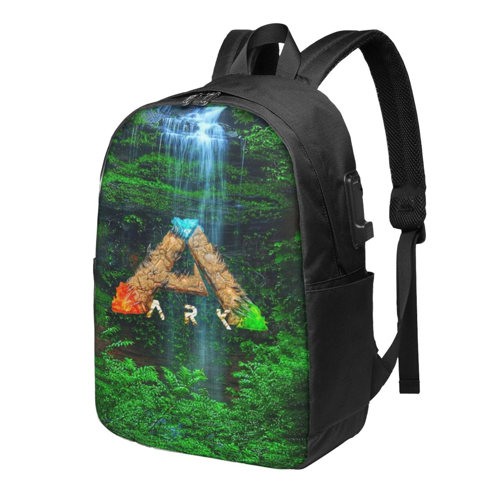17in Ark Survival Laptop Backpack with USB Port,Cute Backpack Laptop ...