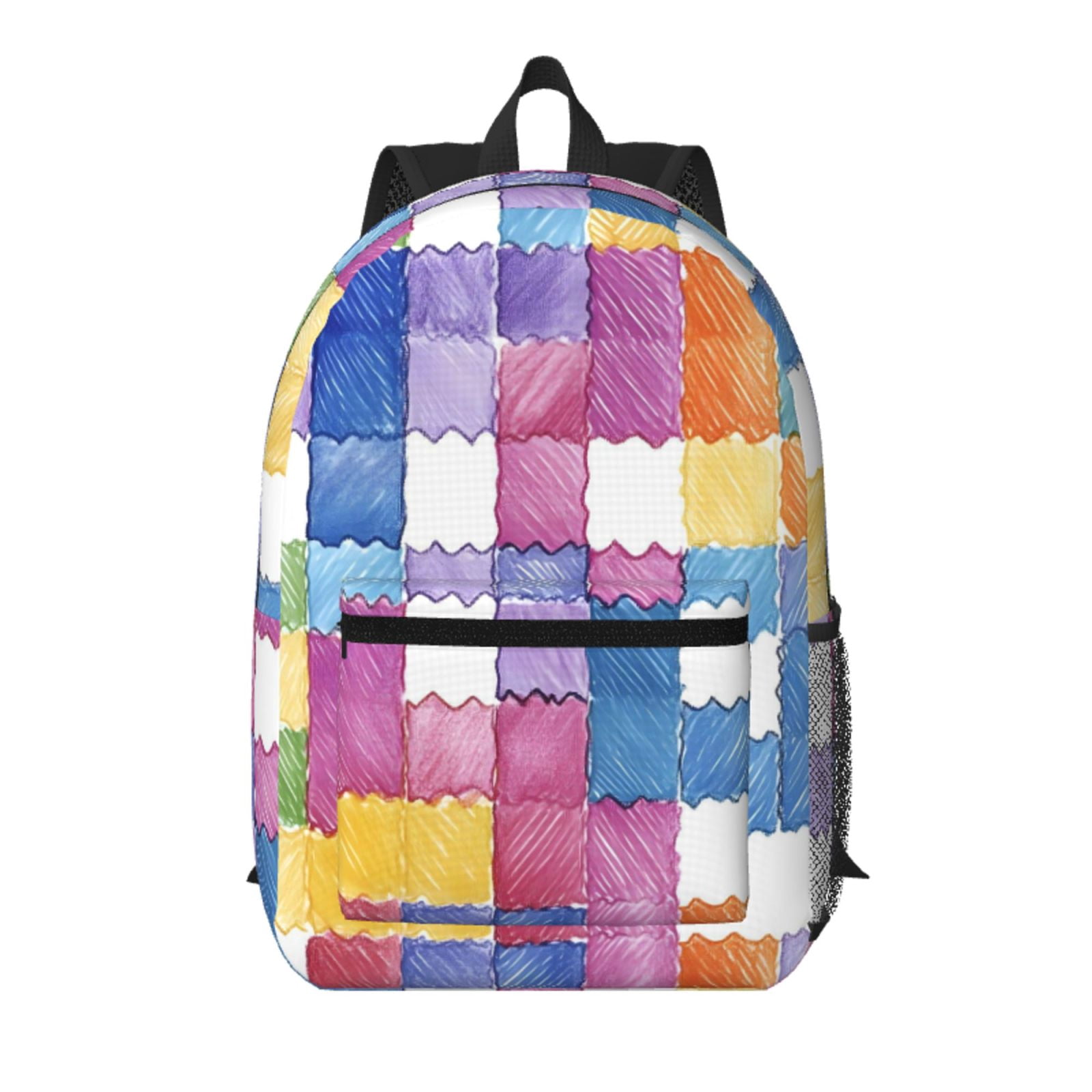17in Backpack With Pocket Adjustable Shoulder Strap Large Capacity ...