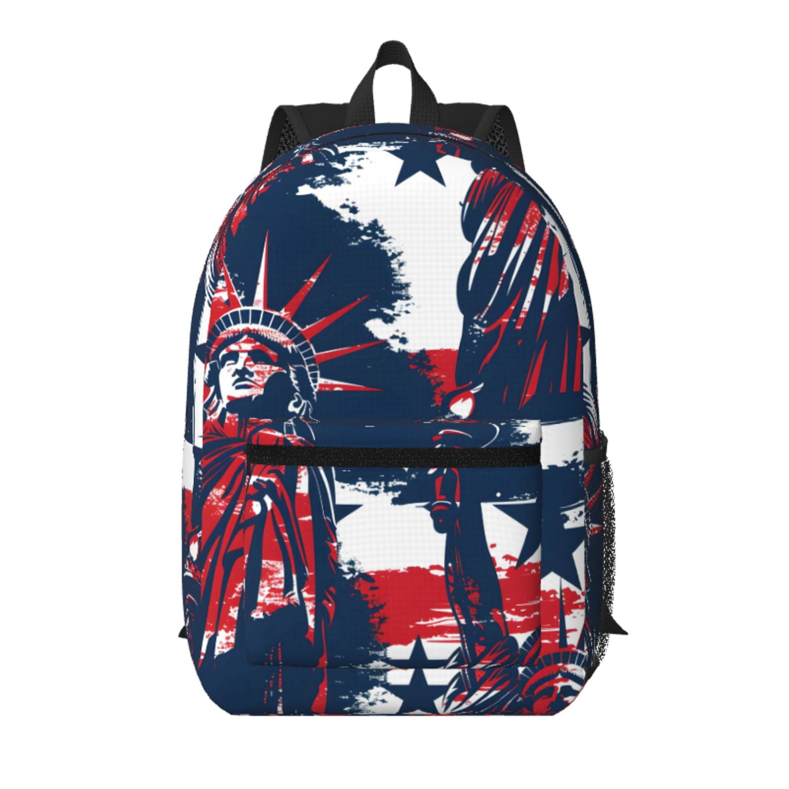 17in Backpack With Pocket Adjustable Shoulder Strap Large Capacity ...