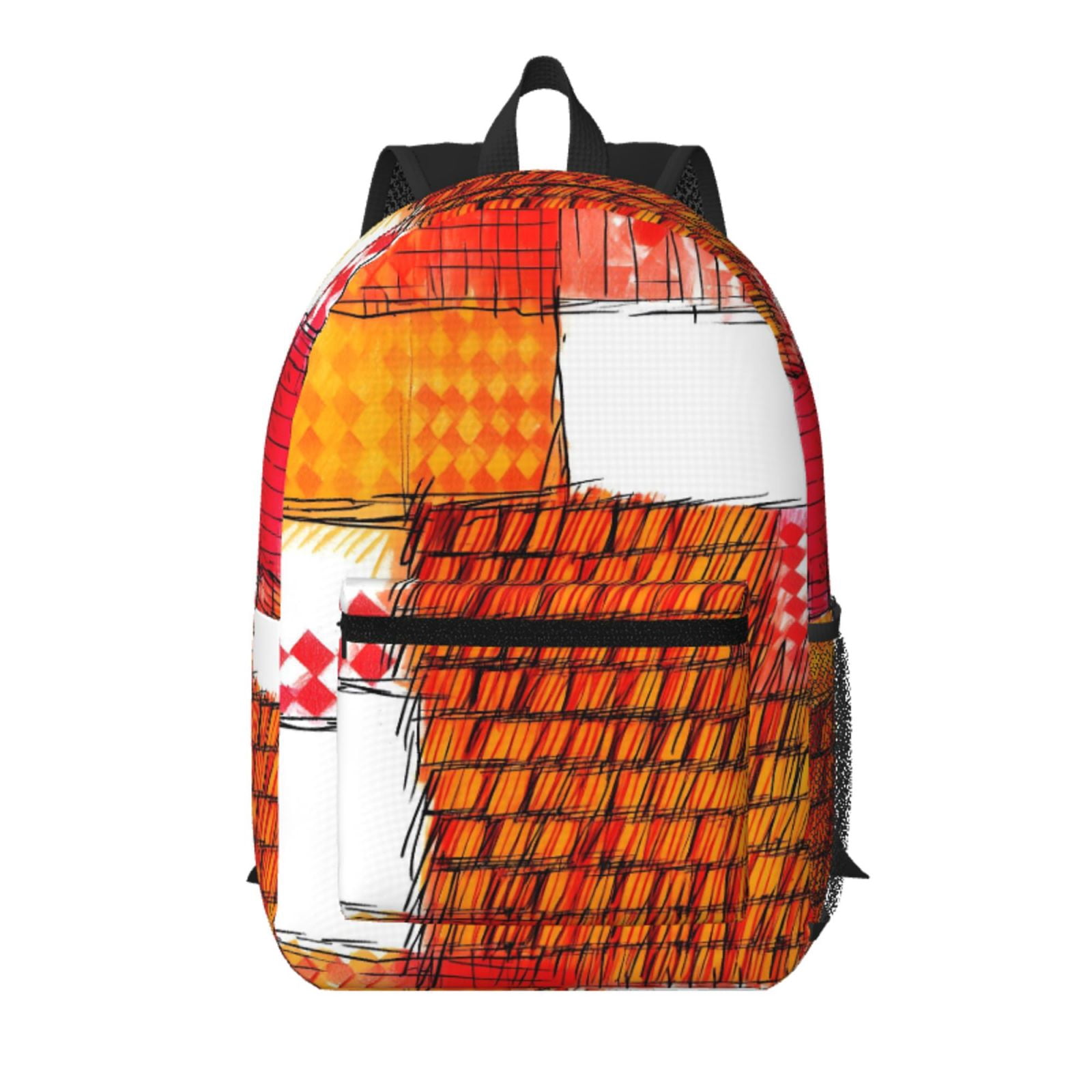 17in Backpack With Pocket Adjustable Shoulder Strap Large Capacity ...
