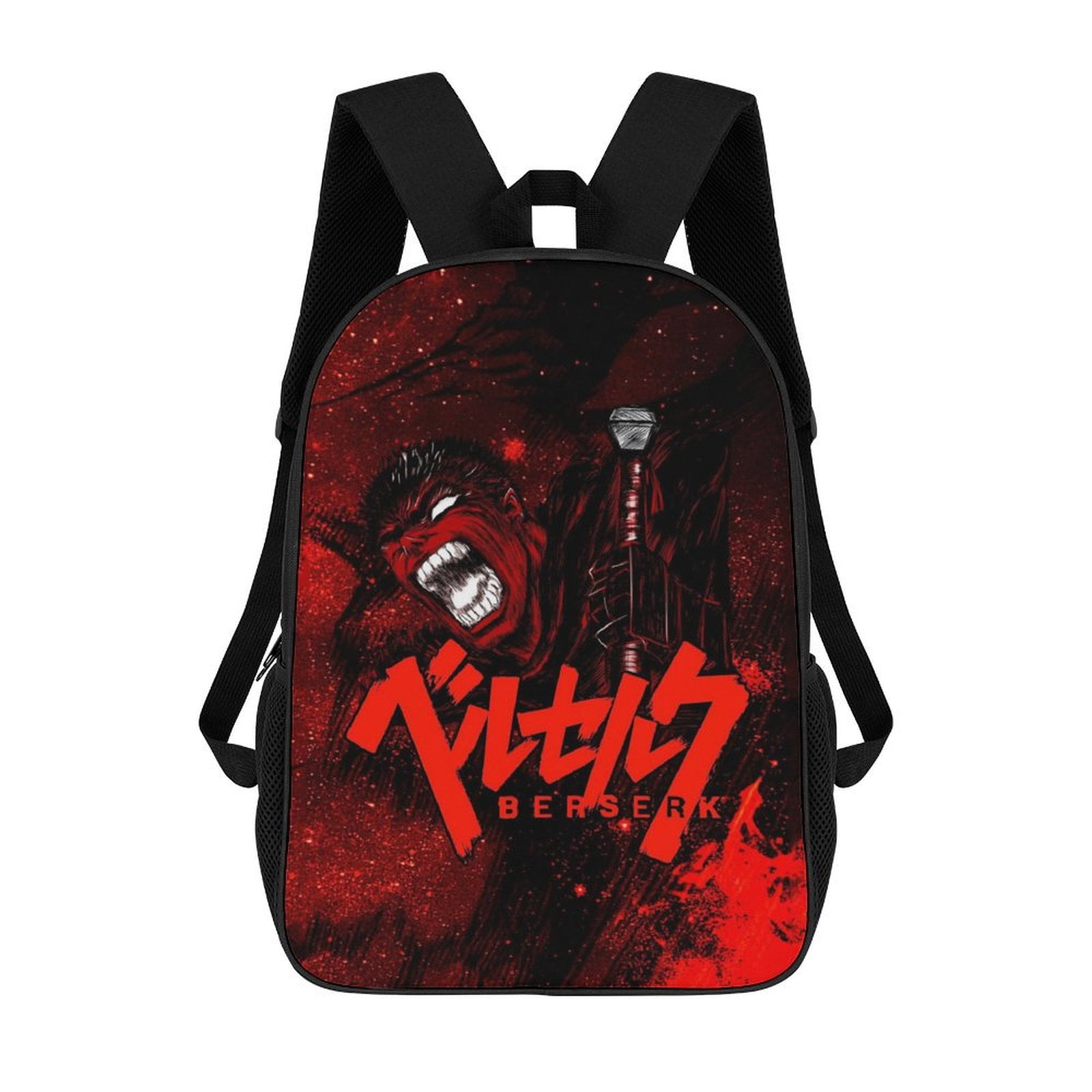 17in Berserk Backpack Cartoon School Bookbag Graphic Printed Laptop ...