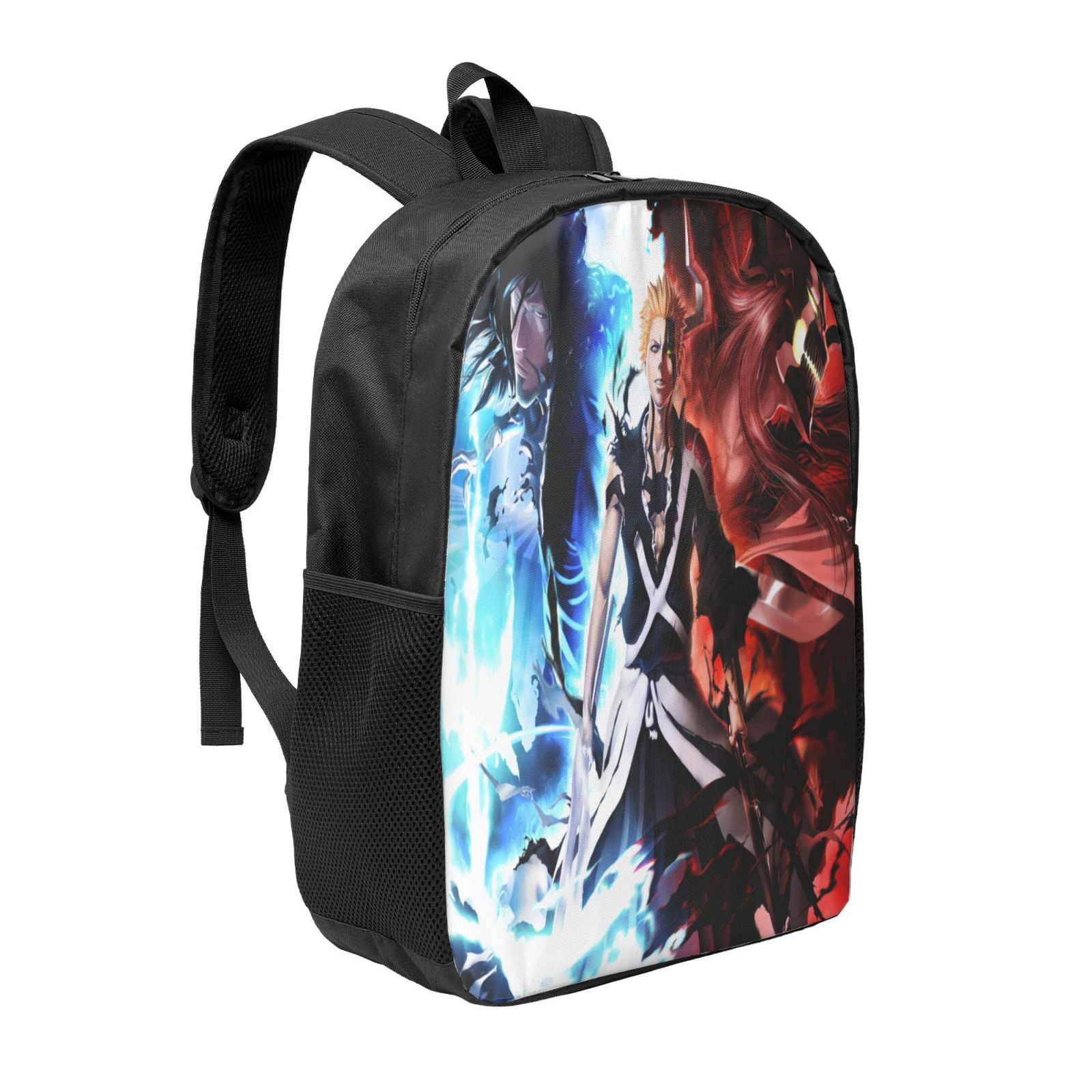 17in Blea-ch Backpack Cute Anime Large Capacity Multifunction Backpacks ...