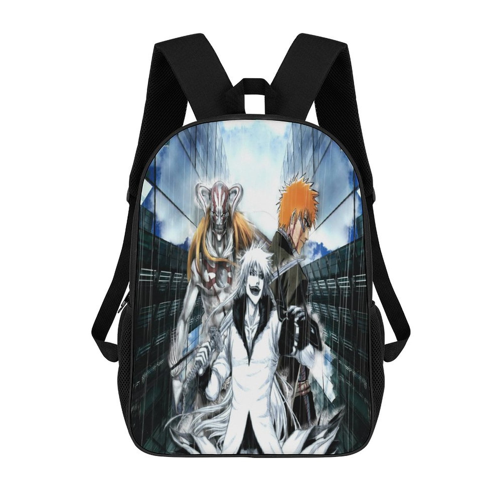 17in Bleach Backpack Cartoon School Bookbag Graphic Printed Laptop ...