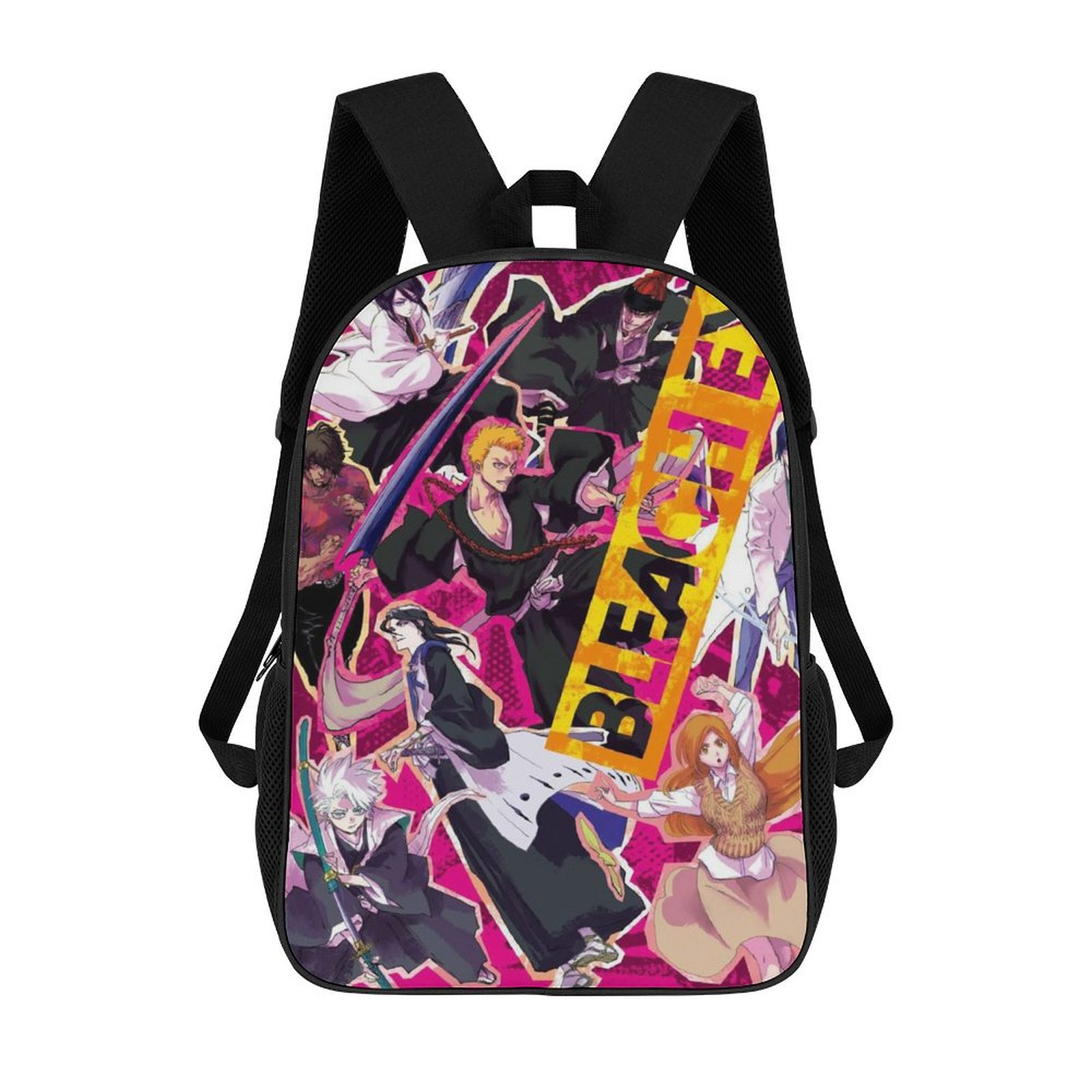 17in Bleach Backpack Cartoon School Bookbag Graphic Printed Laptop ...
