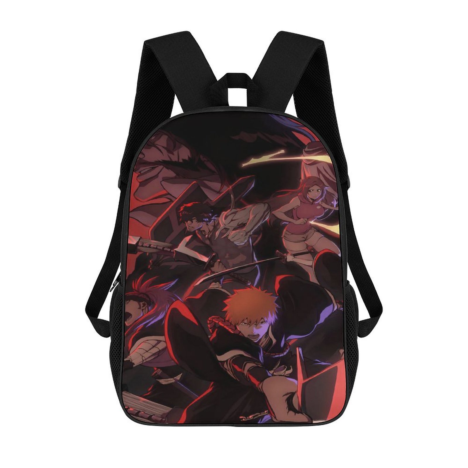 17in Bleach Backpack Cartoon School Bookbag Graphic Printed Laptop ...