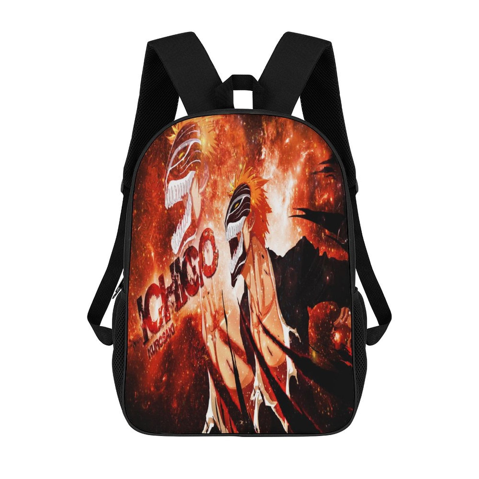 17in Bleach Ichigo Kurozaki Backpack Cartoon School Bookbag Graphic ...