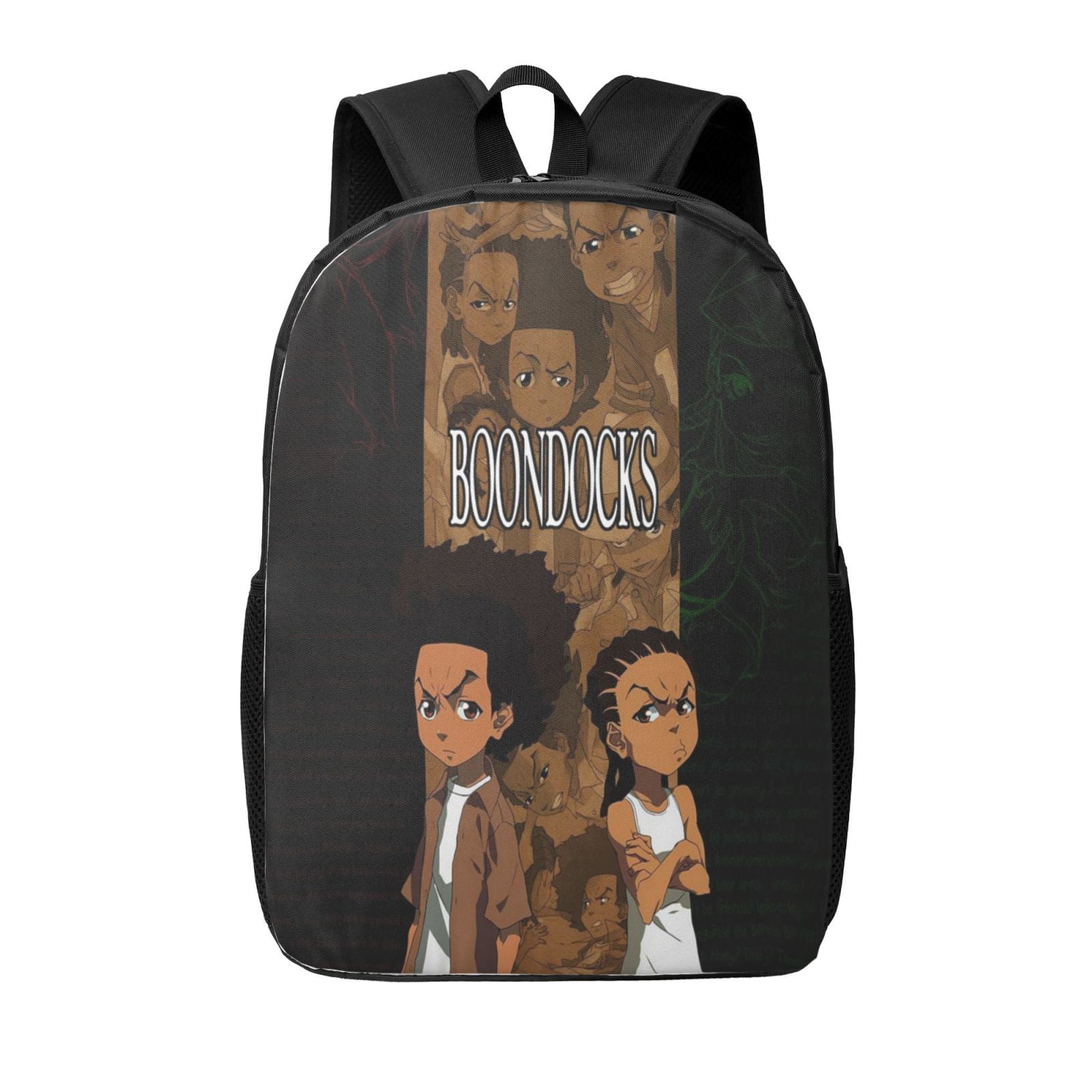 17in Boondocks Backpack Cute Anime Large Capacity Multifunction ...