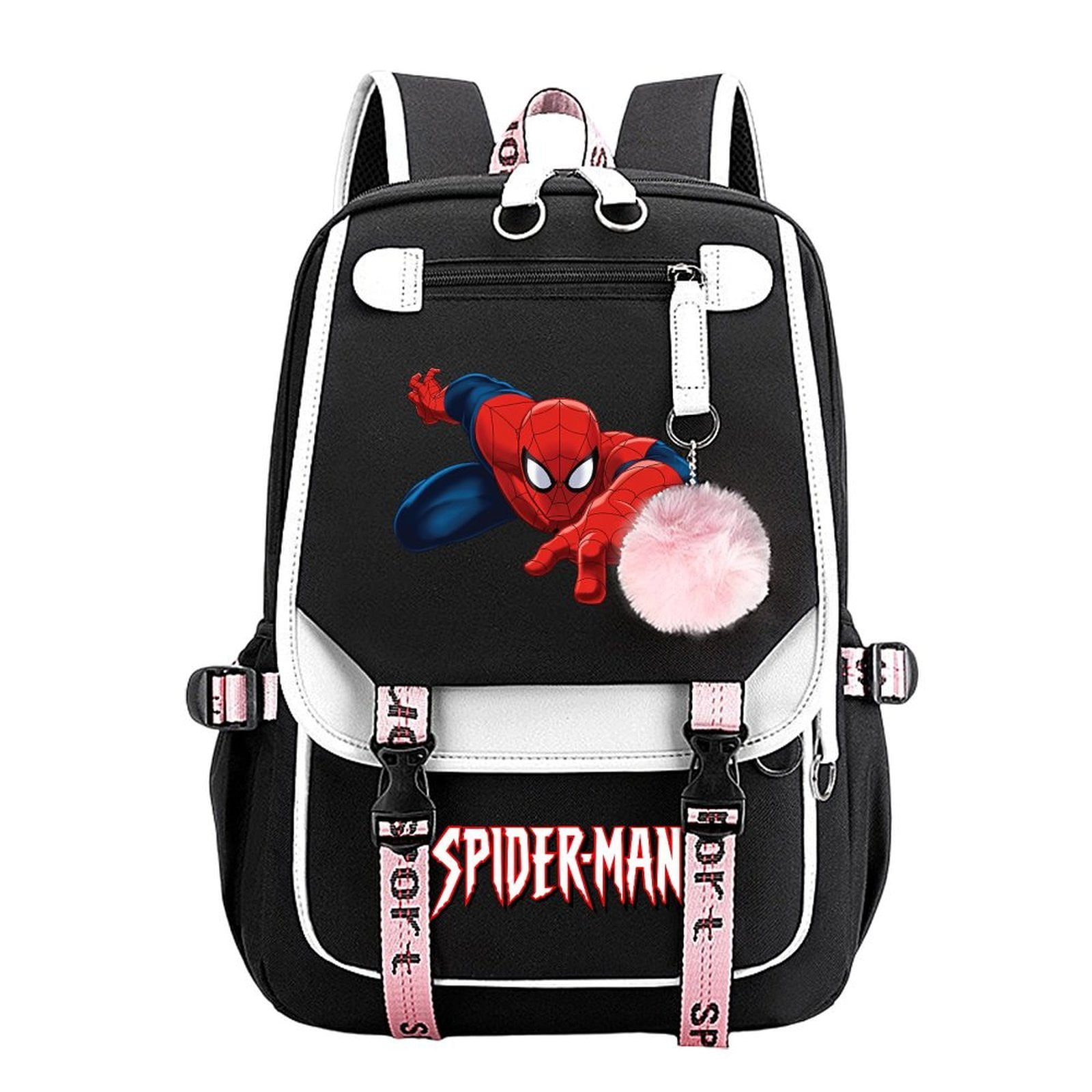 17in Cute Spiderman Backpack Casual Superhero Laptop Shoulders ...