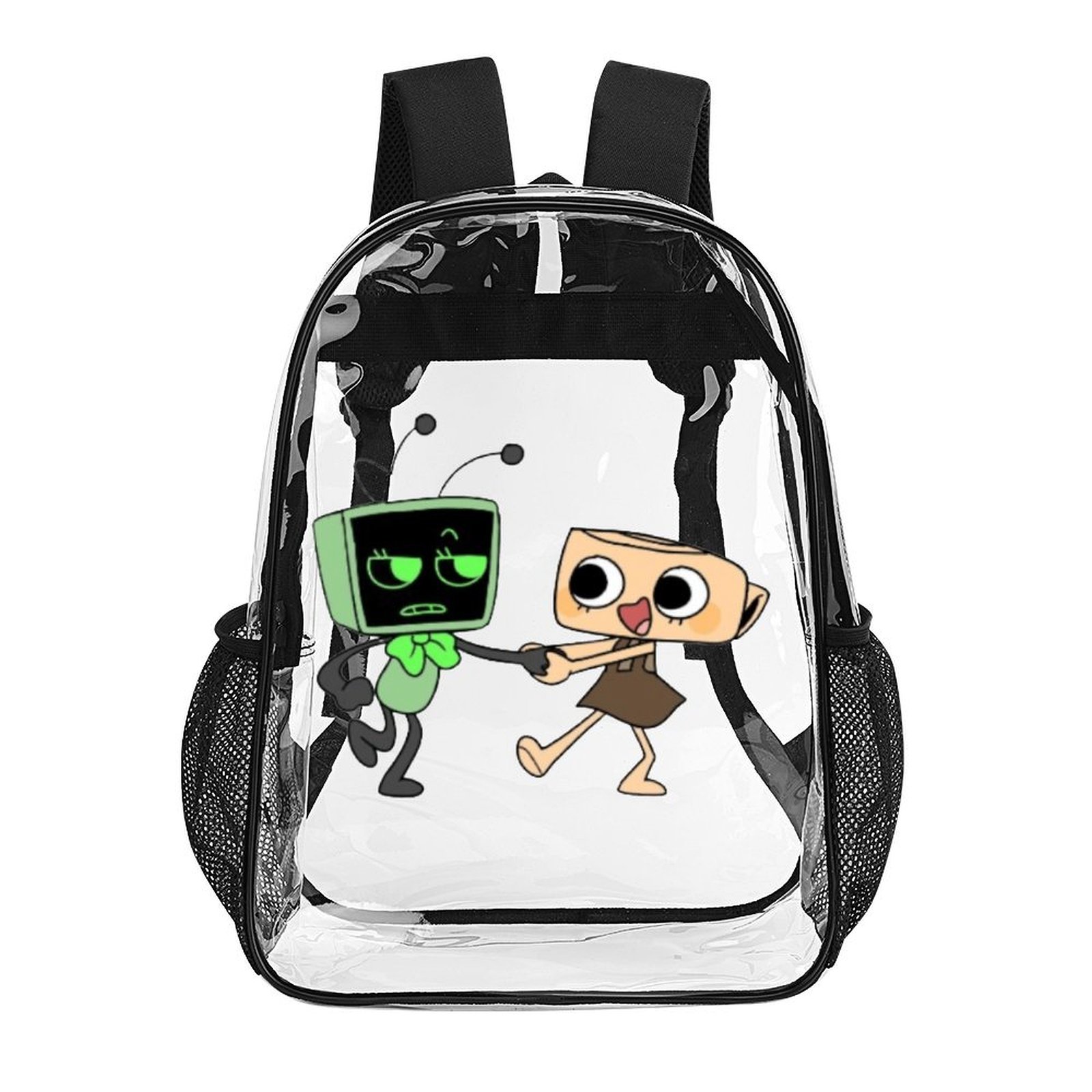 17in Dandy-s World Clear Backpack Large Cute PVC Anime Printing ...