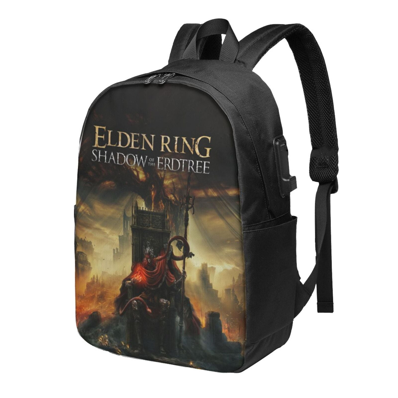 17in Elden Ring Laptop Backpack with USB Port,Cute Backpack Laptop Bag Waterproof Travel ...