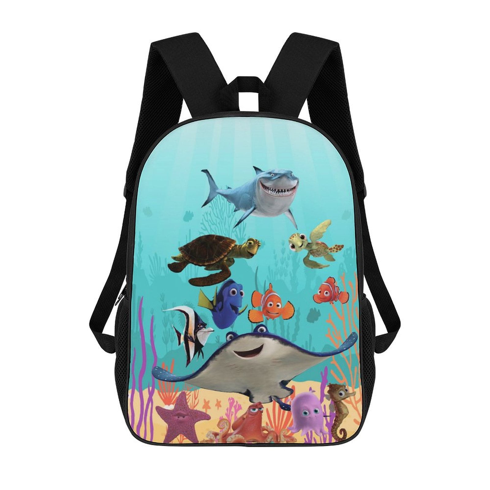 17in Ne-m0 Backpack Cartoon School Bookbag Graphic Printed Laptop ...