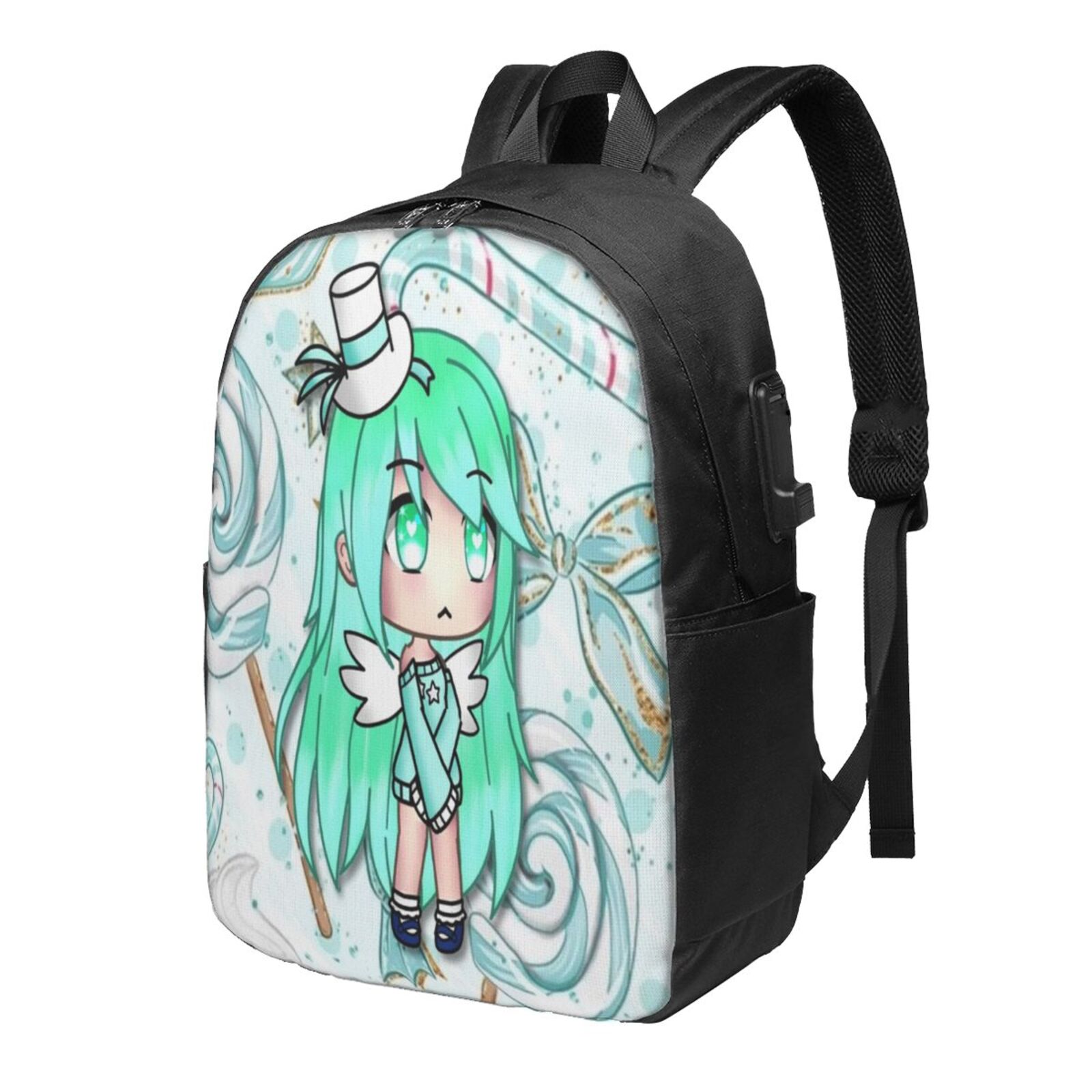 17in Galaxy Gacha Life Laptop Backpack Business Backpack with U-SB ...