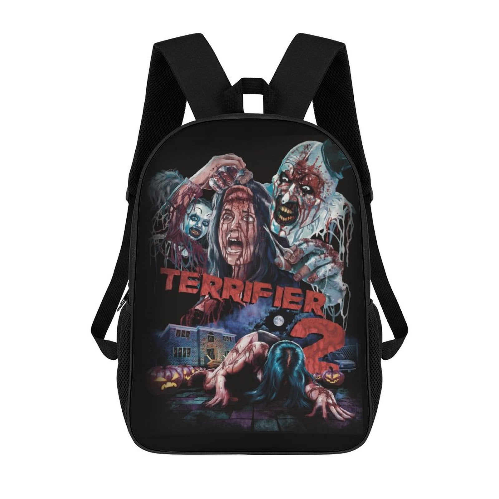 17in Horror Movie Terrifier Backpacks Cute Bag Anime Backpack Cartoon ...