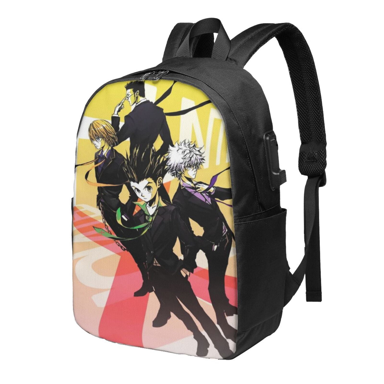 17in Hunter X Hunter Backpack with Usb Charging Port Cute Cartoon ...