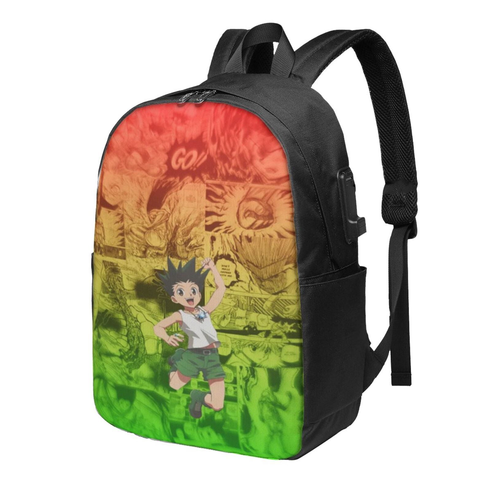 17In Hunter X Hunter Gon Freeccss Backpac with Usb Charging Port ...