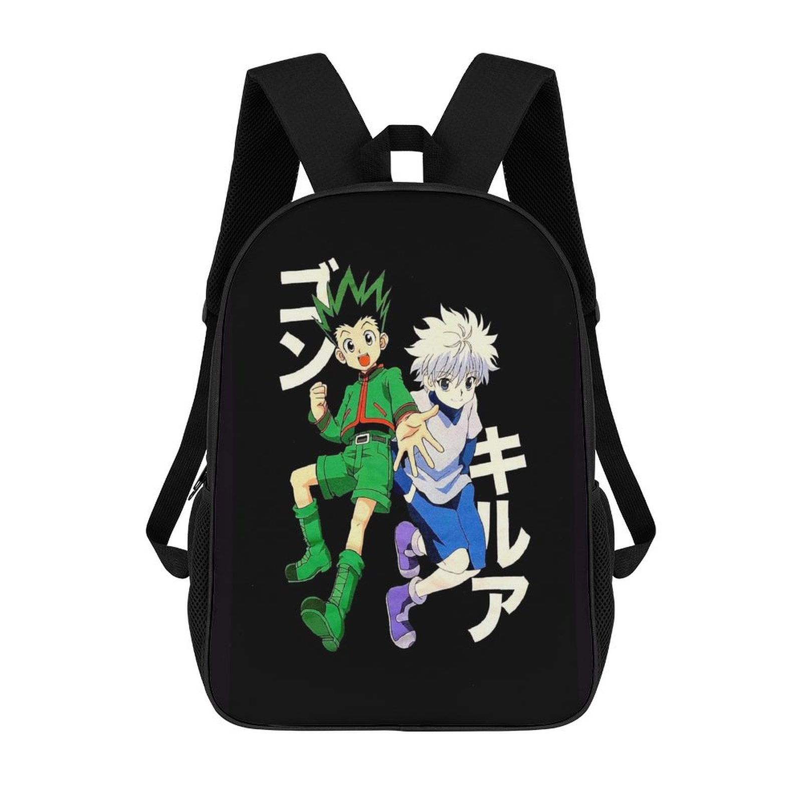 17in Hunter X Hunter Gon Killua Backpack Cartoon School Bookbag Graphic ...