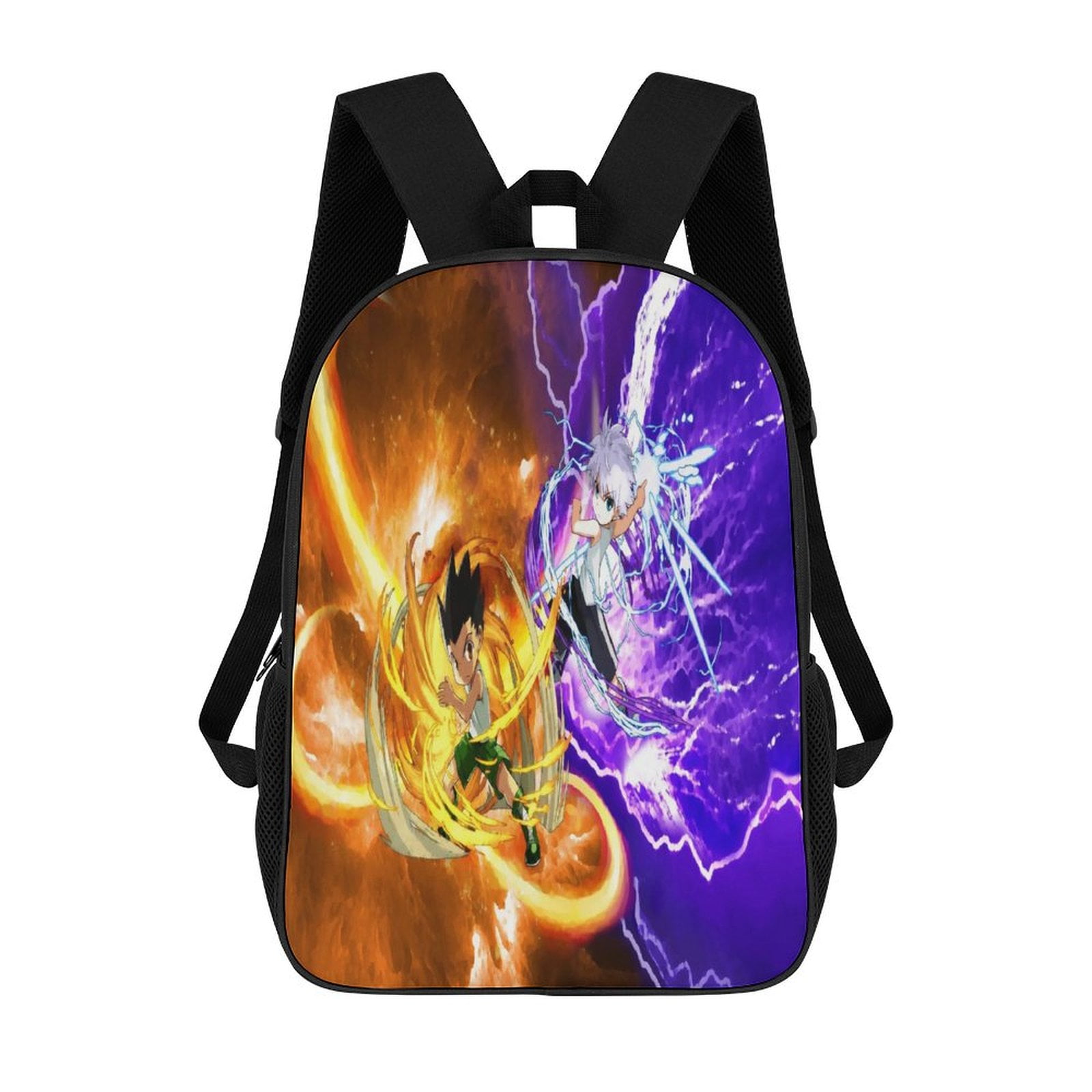 17in Hunter X Hunter Gon Killua Backpack Cartoon School Bookbag Graphic ...