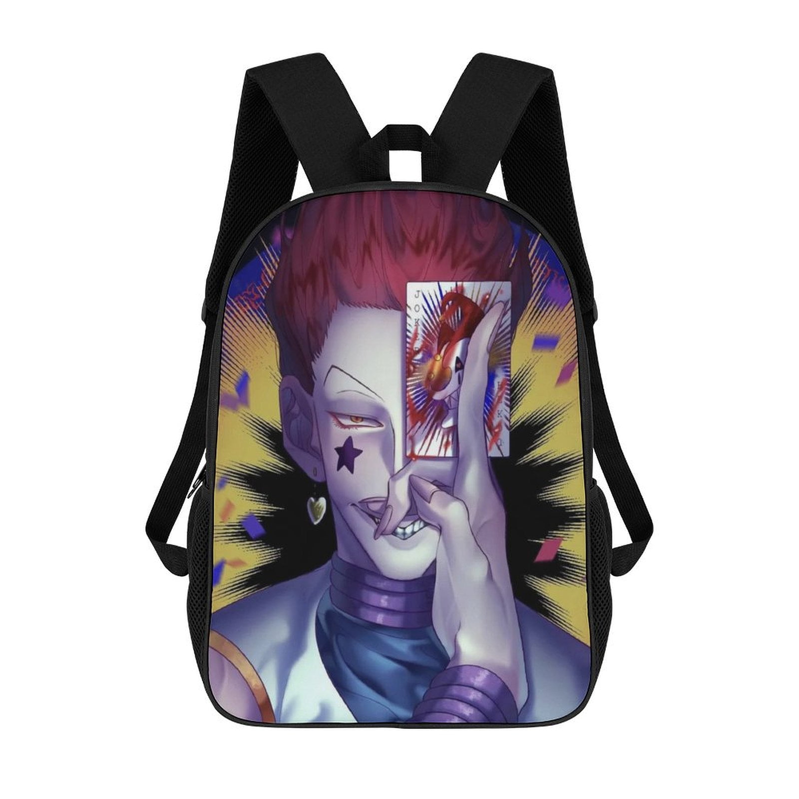 17in Hunter X Hunter Hisoka Backpack Cartoon School Bookbag Graphic ...