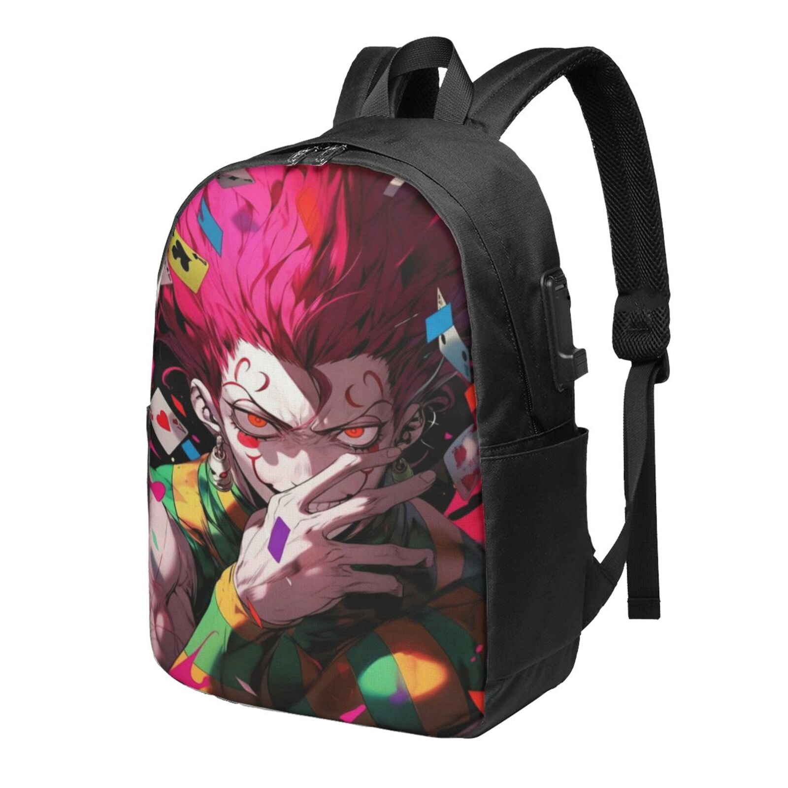 17in Hunter X Hunter Hisoka Backpack with Usb Charging Port Backpacks ...