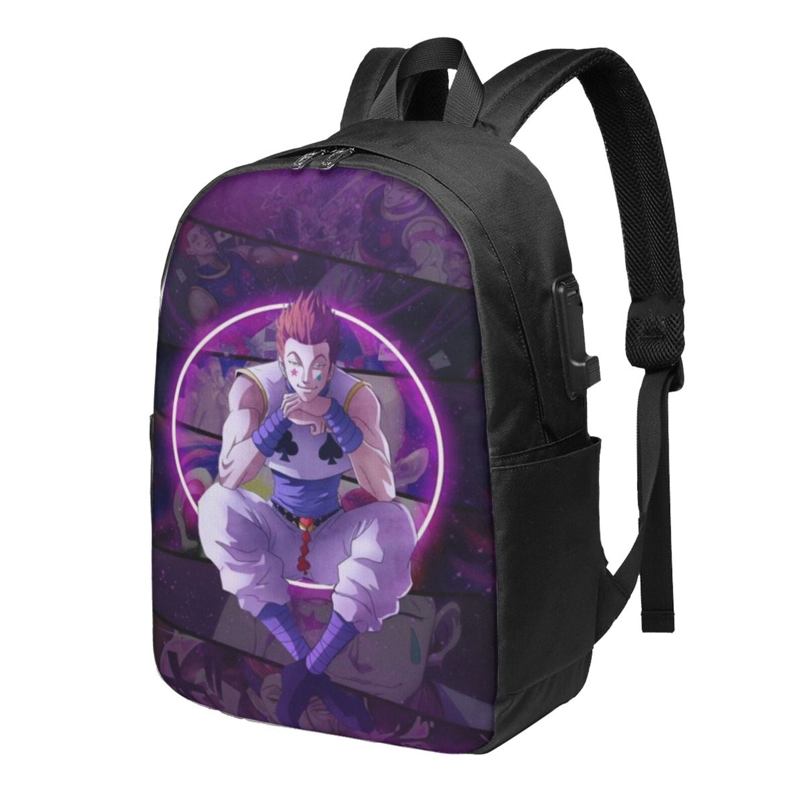 17in Hunter X Hunter Hisoka Backpack with Usb Charging Port Backpacks ...