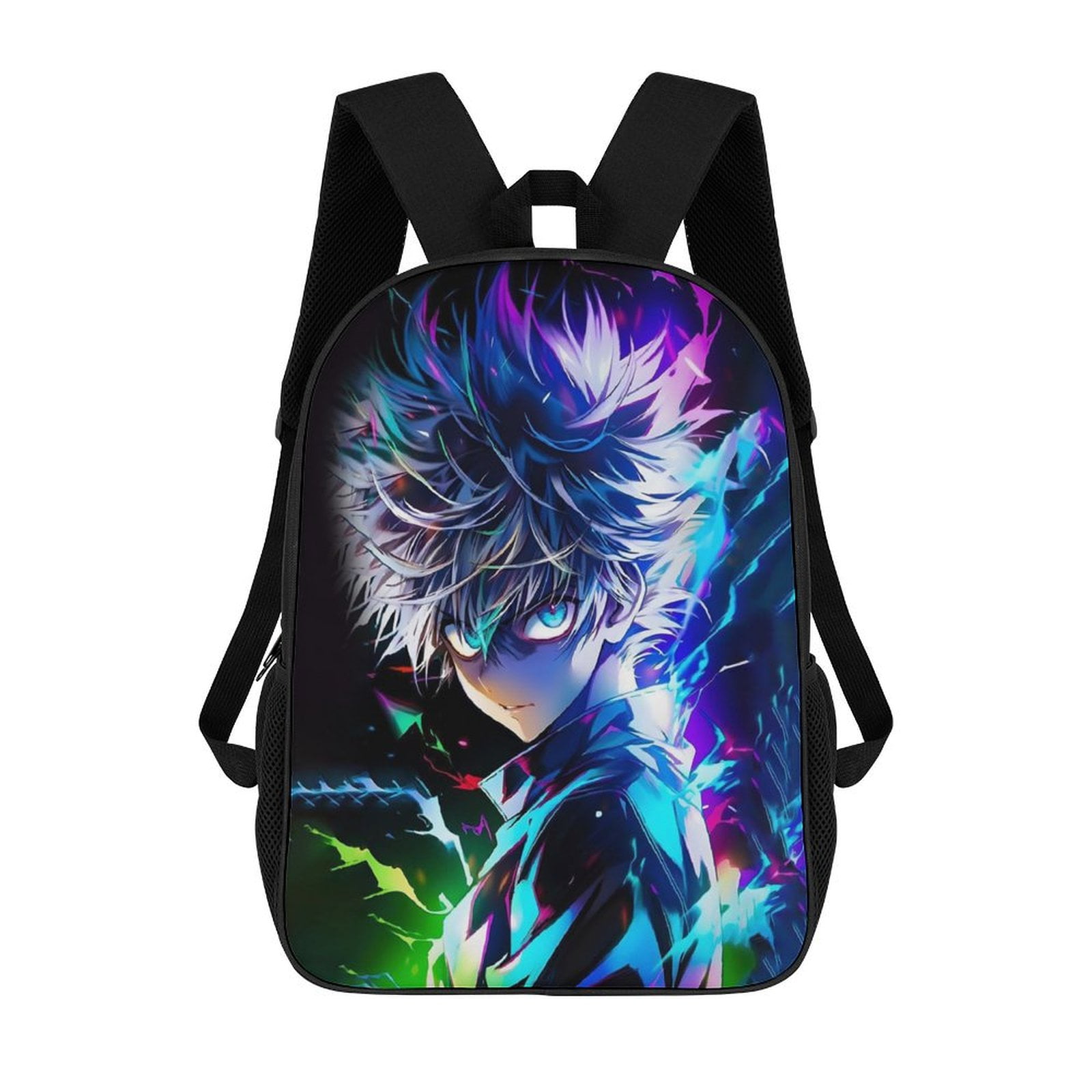 17in Hunter X Hunter Killua Lightning Backpack Cartoon School Bookbag ...