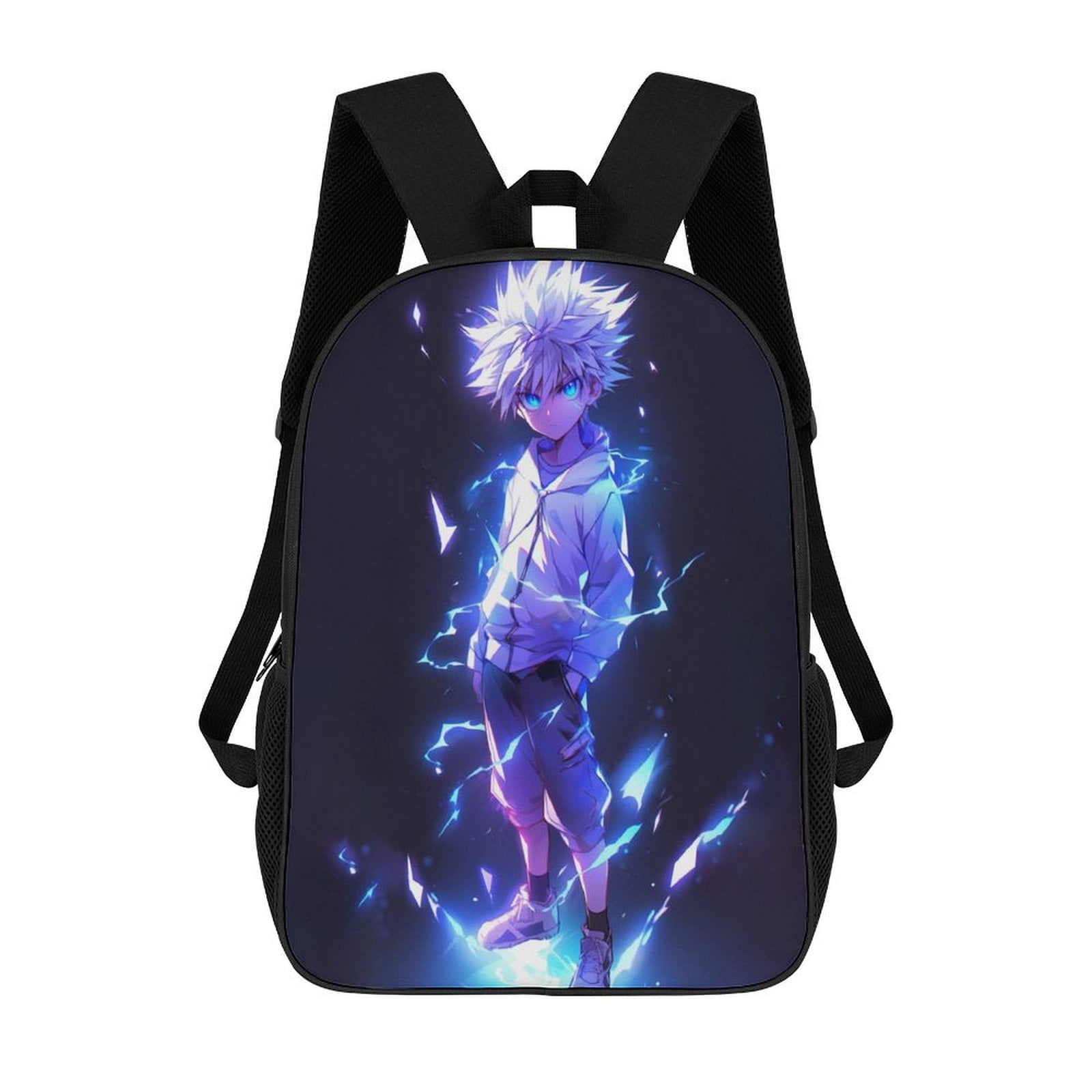 17in Hunter X Hunter Killua Lightning Backpack Cartoon School Bookbag ...