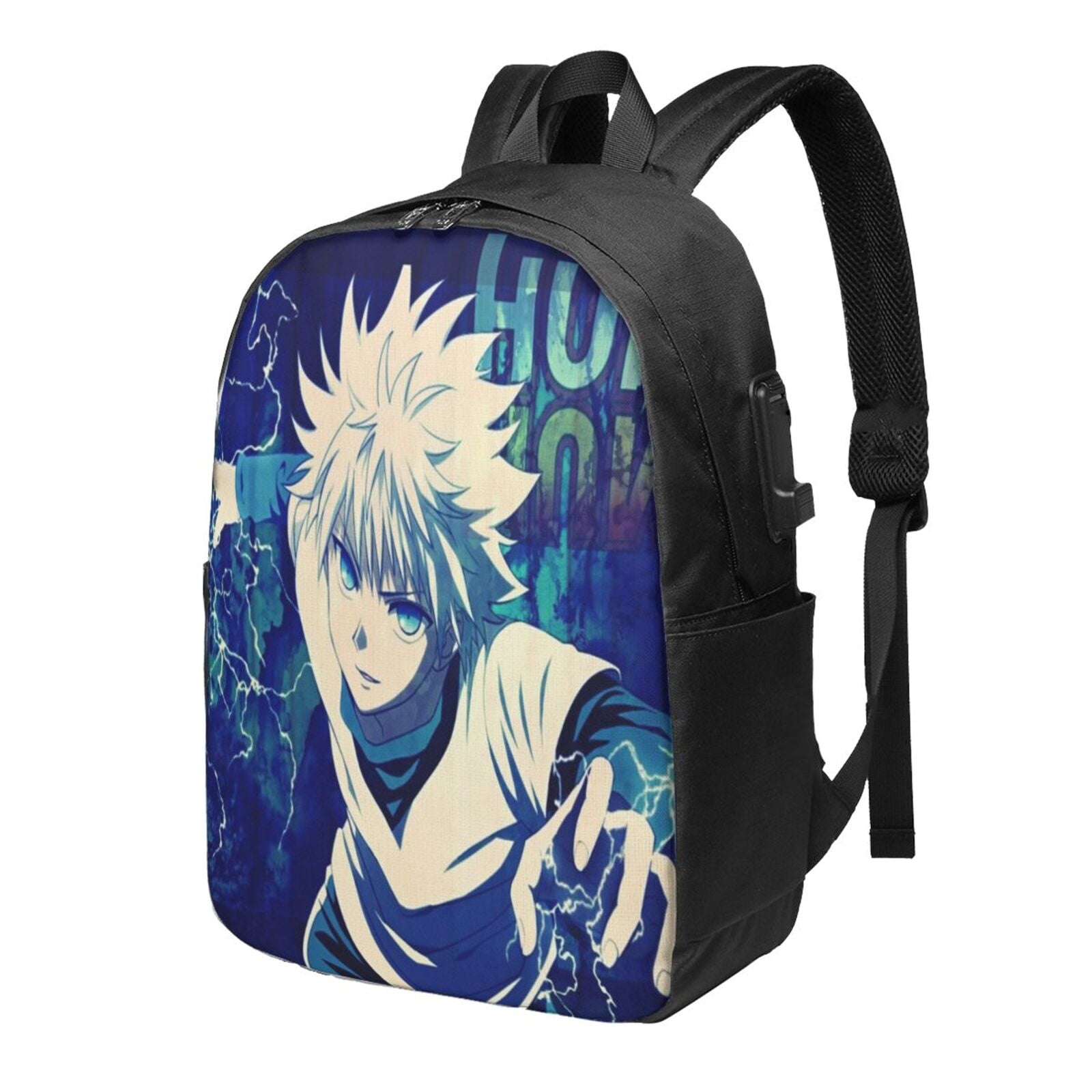 17in Hunter X Hunter Killua Lightning Backpack with Usb Charging Port ...