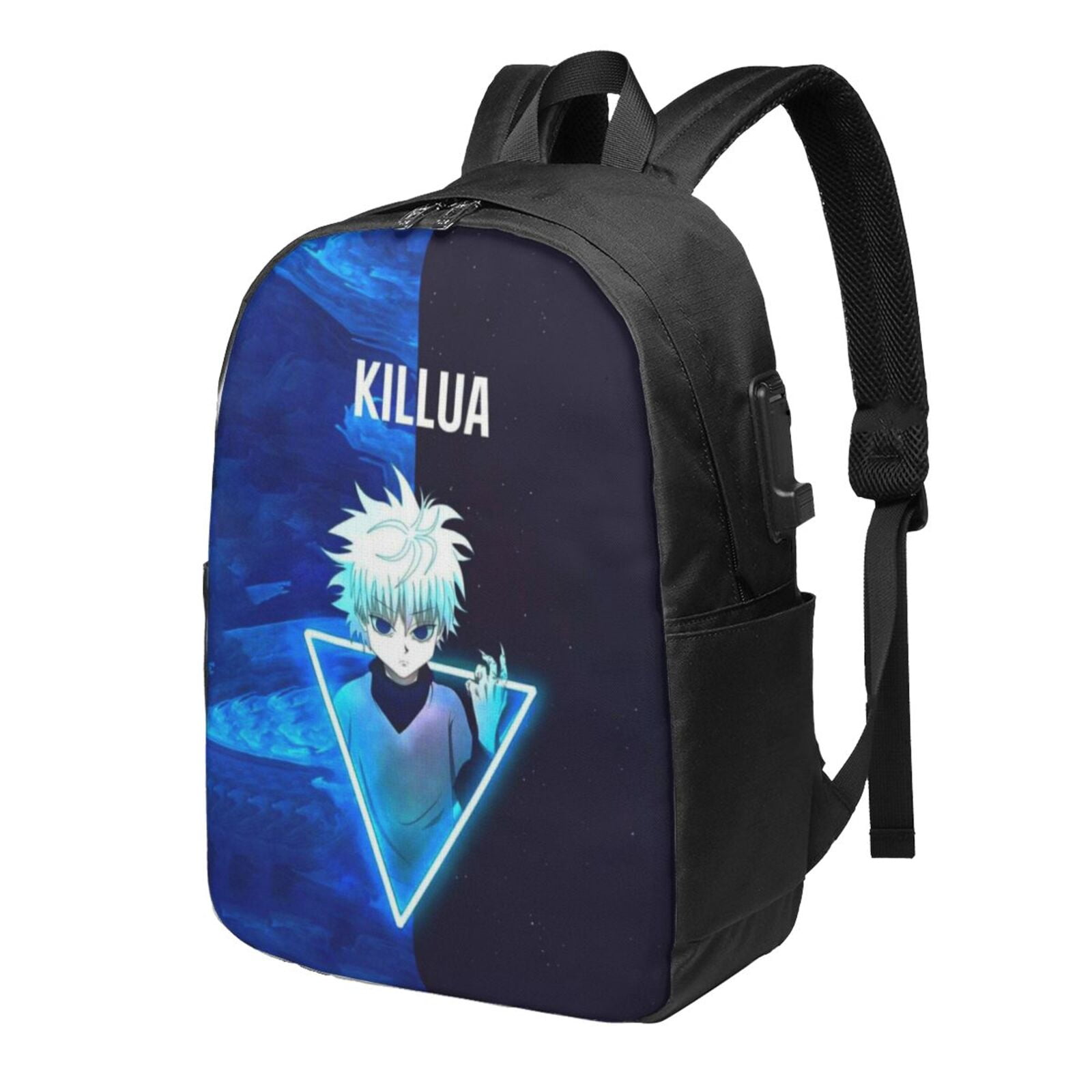 17in Hunter X Hunter Killua Lightning Backpack with Usb Charging Port ...