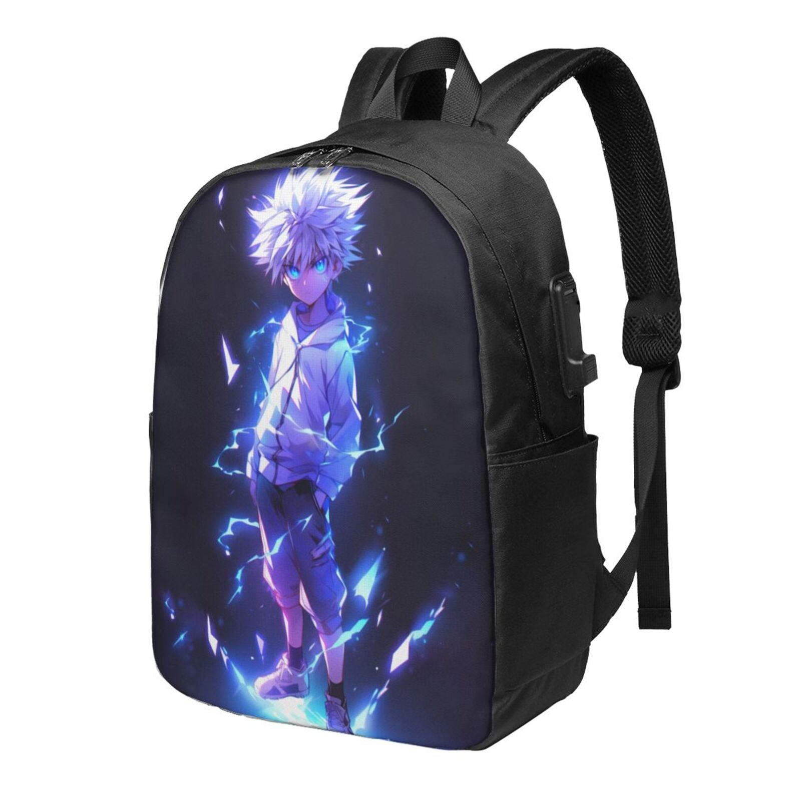 17in Hunter X Hunter Killua Lightning Backpack with Usb Charging Port ...