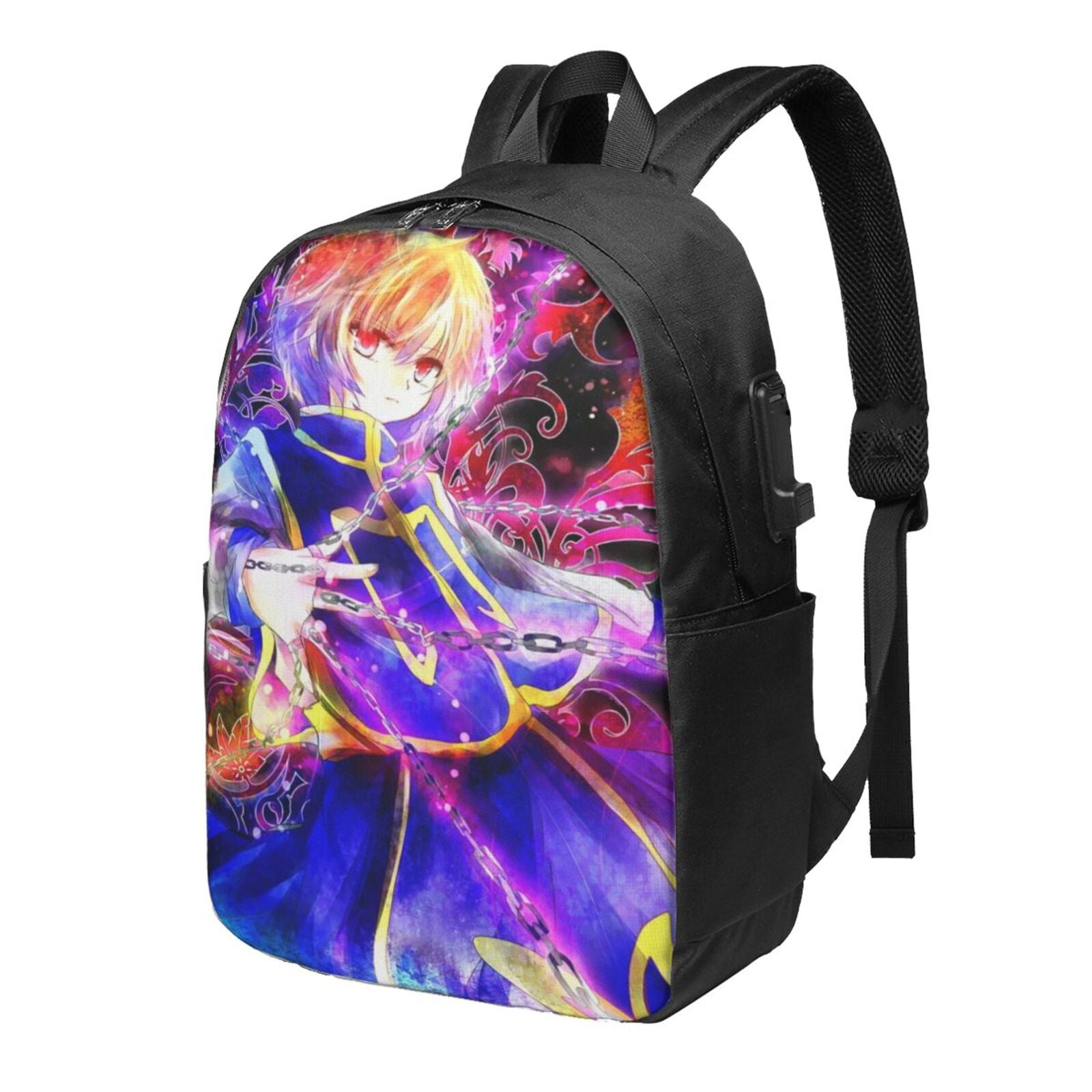 17in Hunter X Hunter Kurapika Backpack with Usb Charging Port Backpacks ...