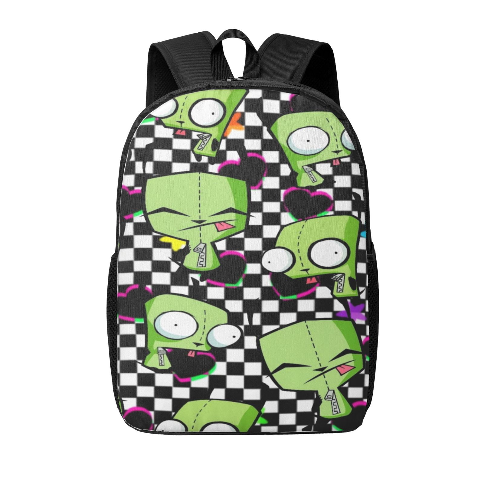 17in Invader Zim Backpacks Cute Bag Anime Backpack Cartoon Bags School ...