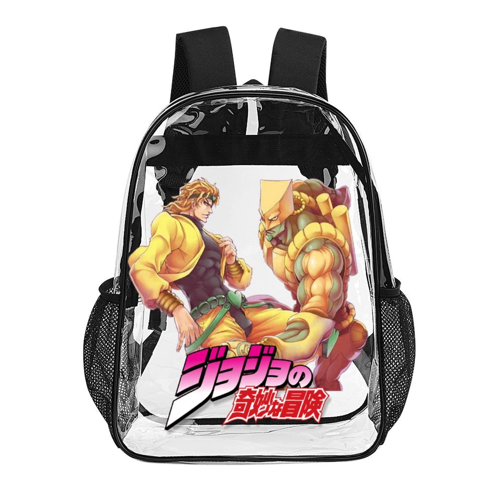 17In JoJo Bizarre Adventure Clear Backpac Clear Bag Heavy Duty PVC ...
