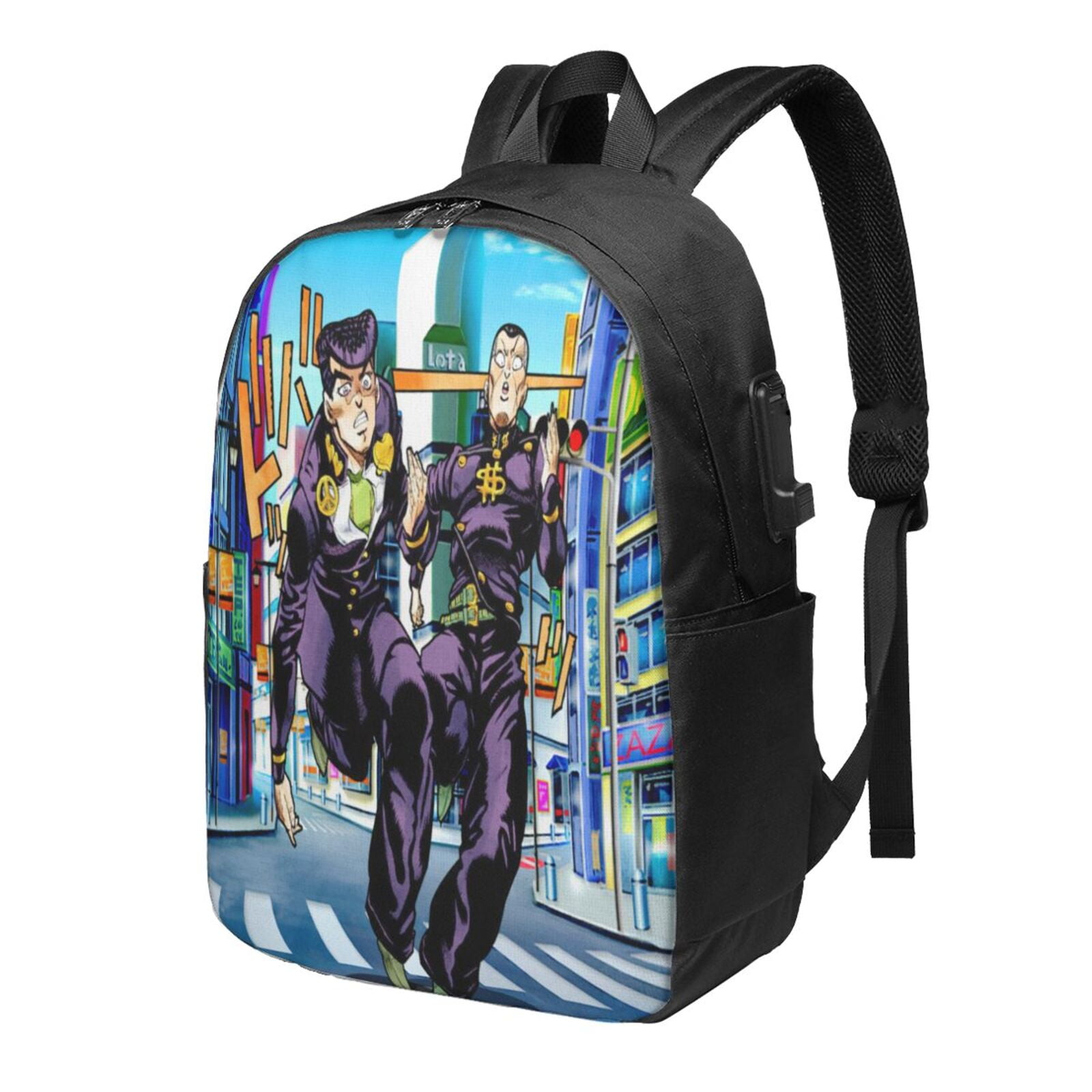 17in Jojo Bizarre Adventure Backpack with Usb Charging Port Backpacks ...