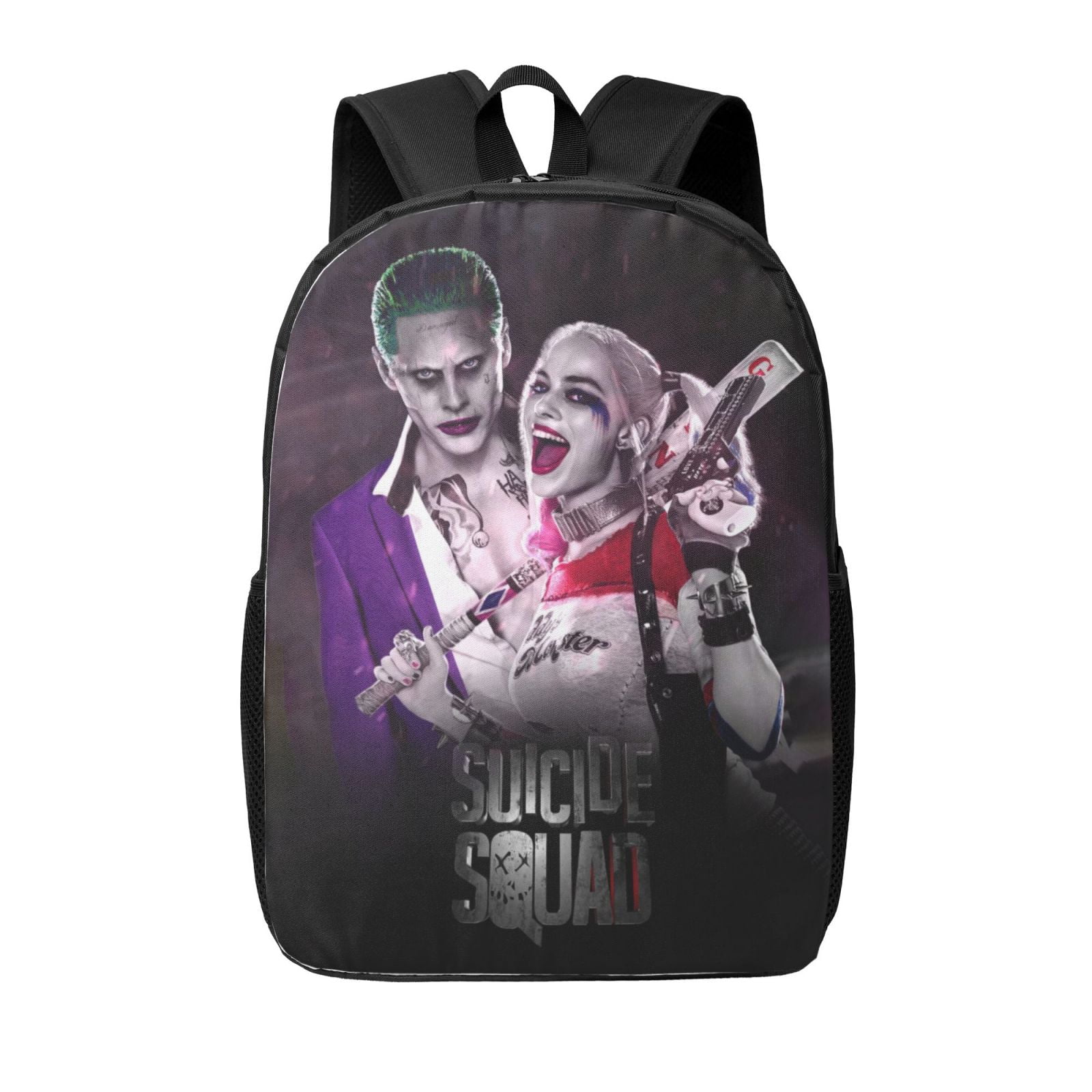 17in Joker Harley Quinn Backpack Cute Anime Large Capacity ...