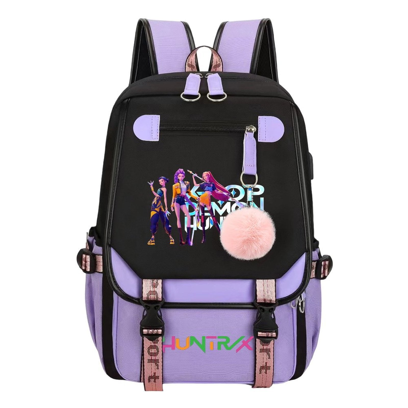 17in KPop Demon Hunters Backpack Cartoon Backpacks Stylish Laptop ...