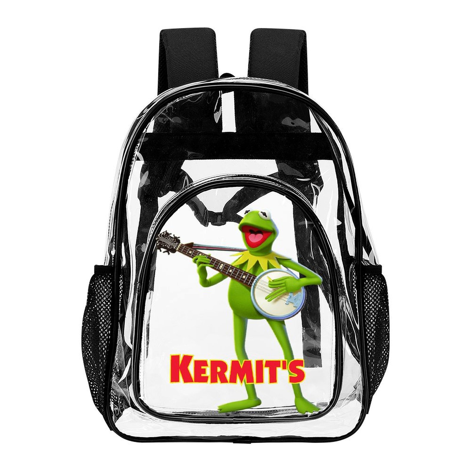 17In Ke-Rmit The Fro Clear Backpac with Front Pocket Clear Bag Heavy ...