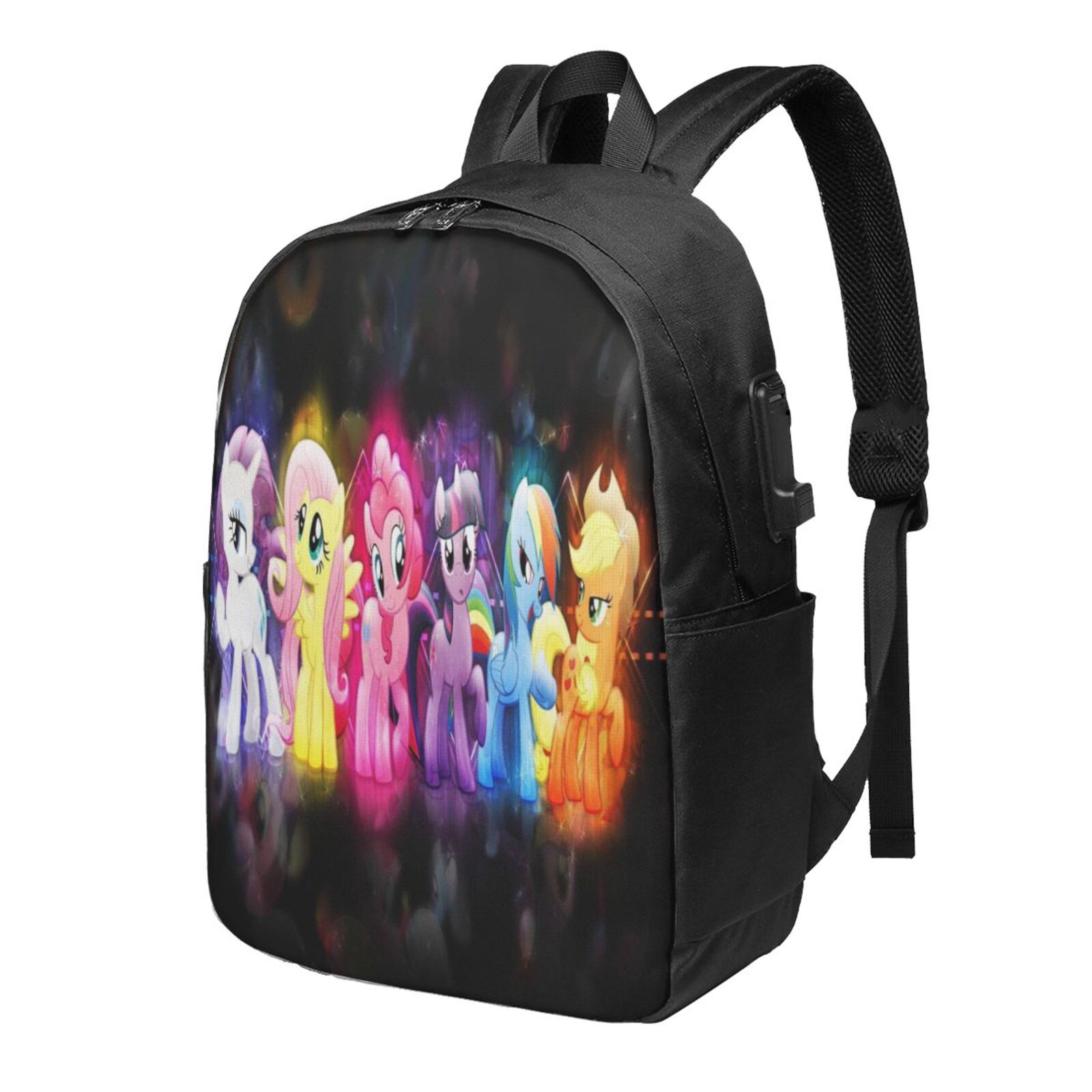 17in My Lit-tle Pony Laptop Backpack with USB Port,Cute Backpack Laptop ...