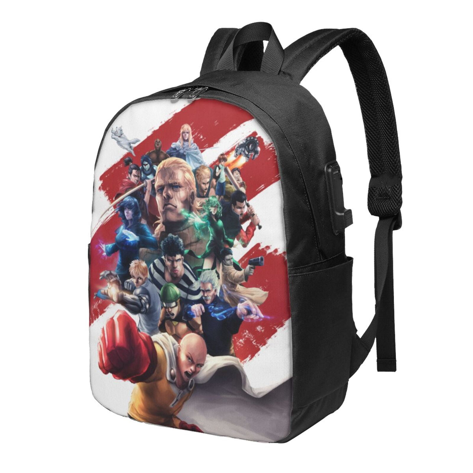 17in One-Punch Man Travel Laptop Backpac Large Business Backpac with ...