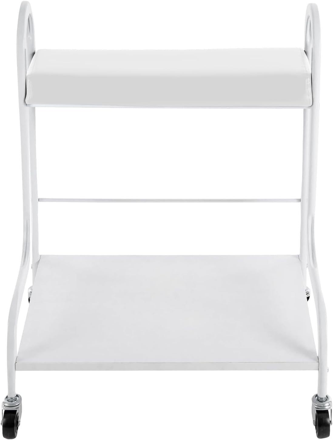 17in Pedicure Foot Stool Cart, Portable Trolley Cart, Multi-Functional ...