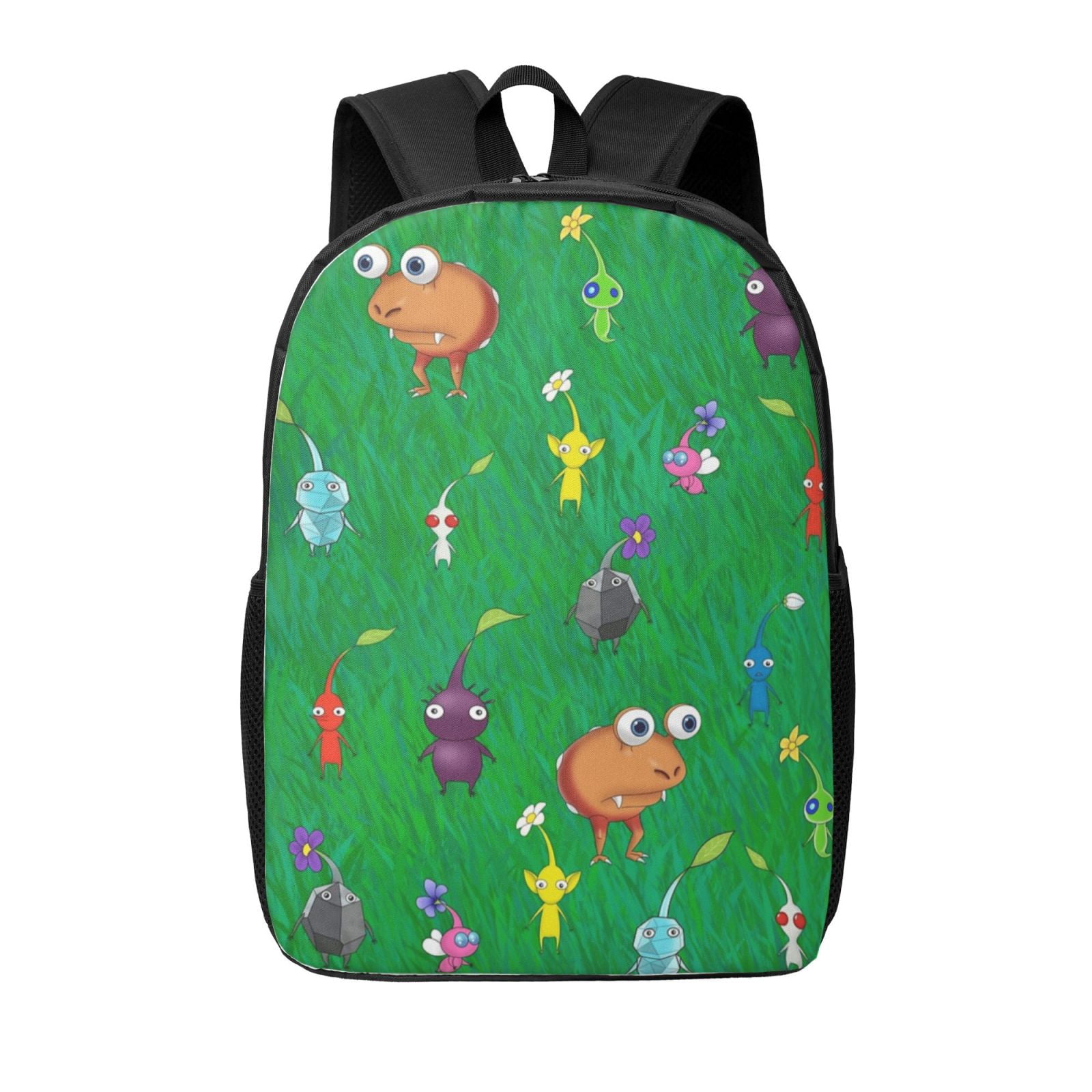 17in Pikmin Backpack Cute Anime Large Capacity Multifunction Backpacks ...