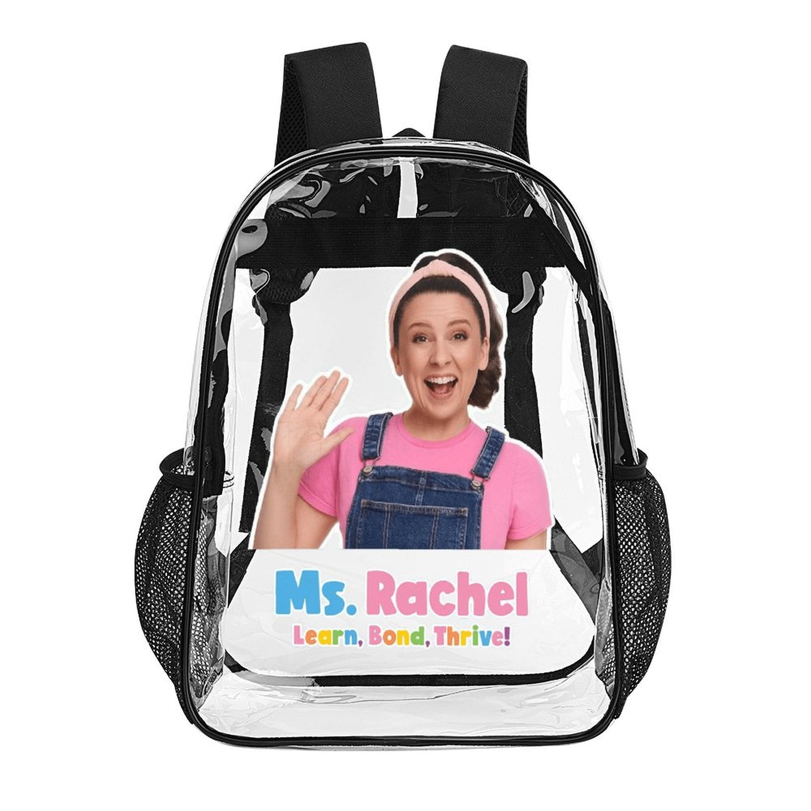 17in Ra-Chel Clear Backpack Clear Bag Heavy Duty PVC Large Bookbags ...