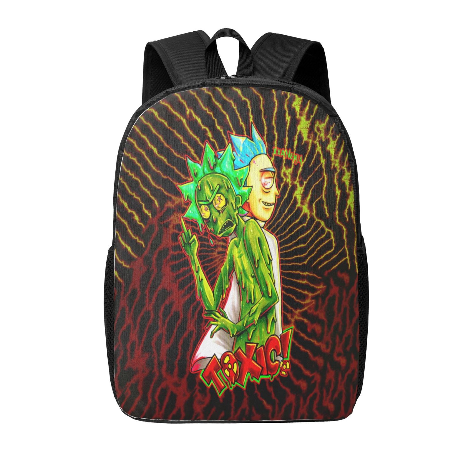 17In Rick and Morty Backpac Backpac Lightweight Sports Travel Laptop ...