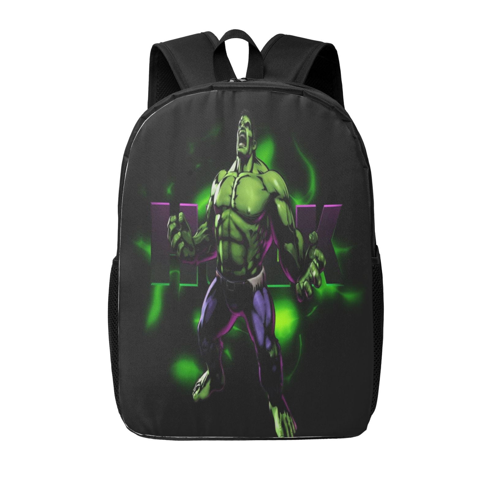 17in Green Hulk Backpacks Cartoon Laptop Bags Lightweight Durable ...