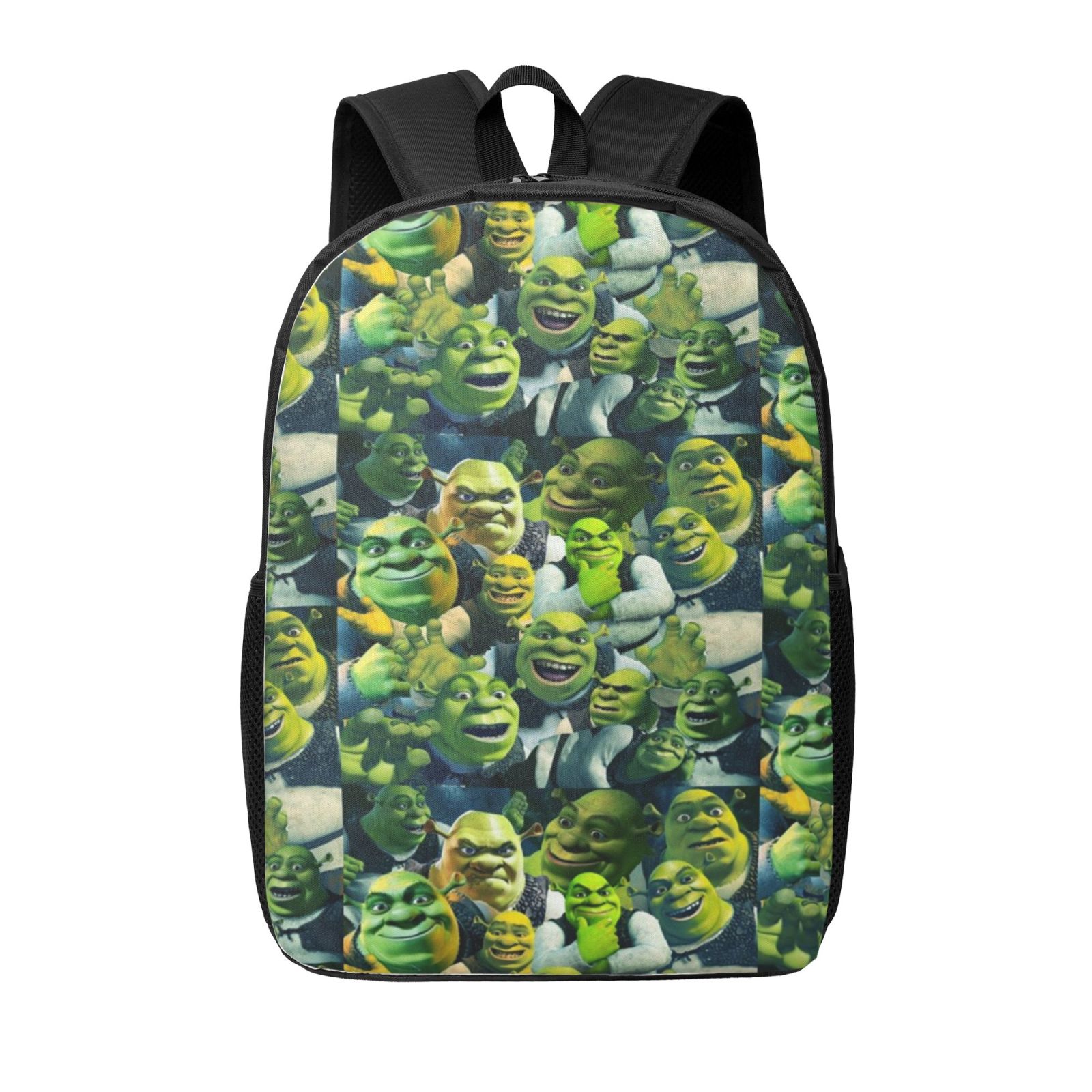 17in Shrek Backpack Cute Anime Large Capacity Multifunction Backpacks ...