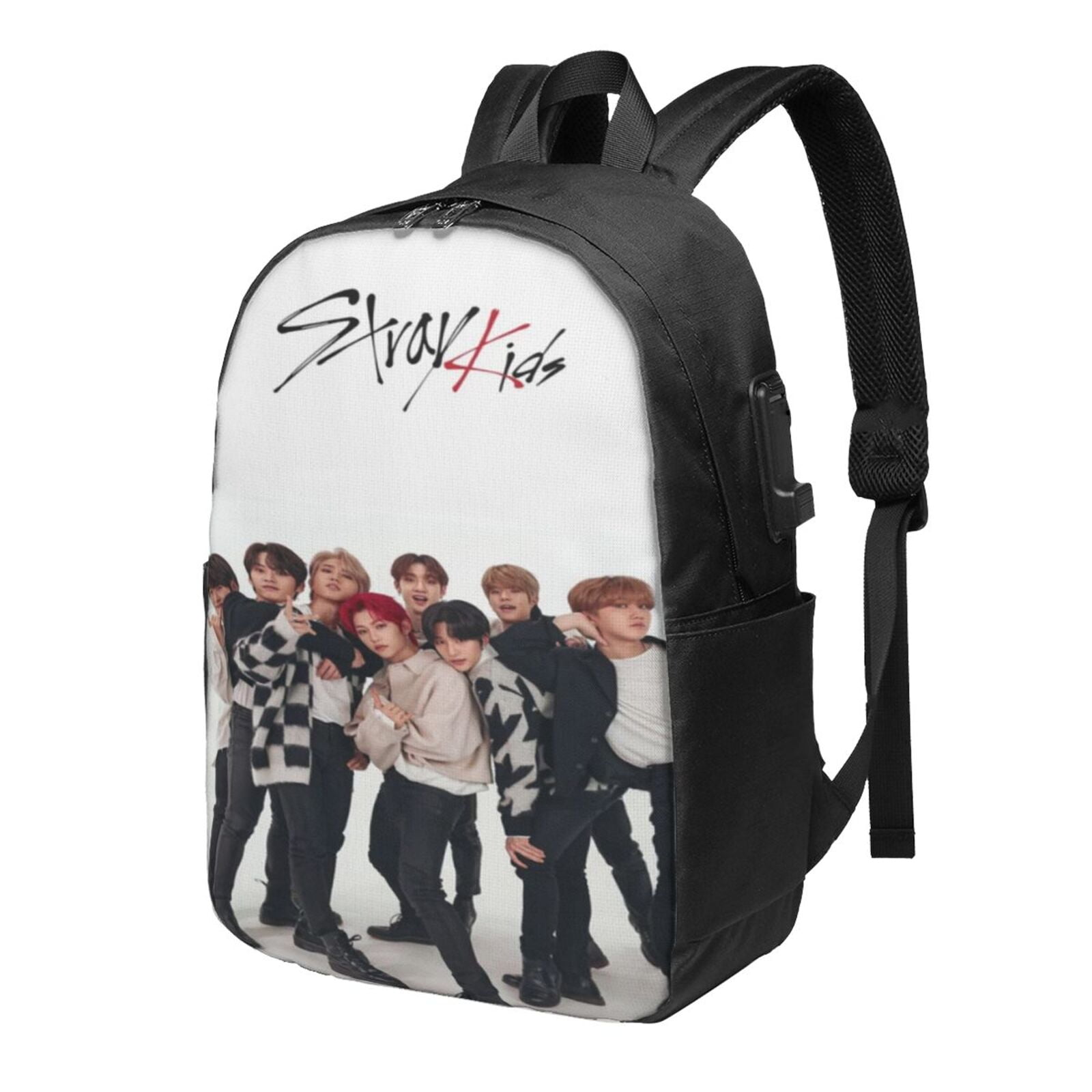 17in Stray Backpack with Usb Charging Port Travel Bag Casual Shoulder Daypack - Walmart.com