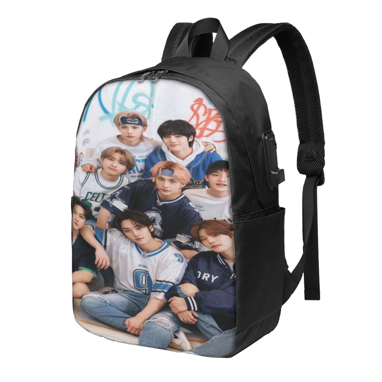 17in Stray Backpack with Usb Charging Port Travel Bag Casual Shoulder ...