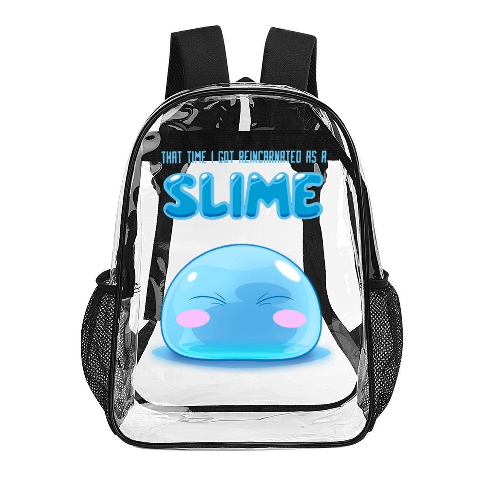 17in I Got Reincarnated As A Slime Clear Backpack Clear Bag PVC Large ...