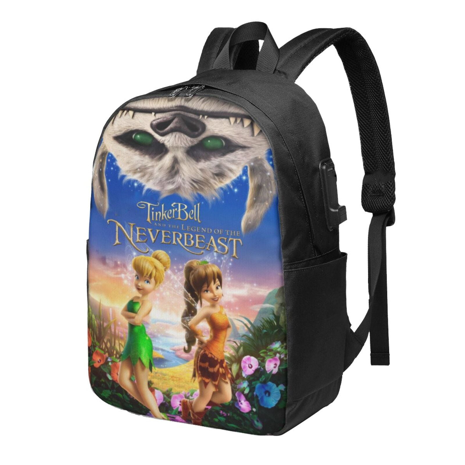 17in Tinker-bel Legend of the Never Beast Backpack with Usb Charging ...