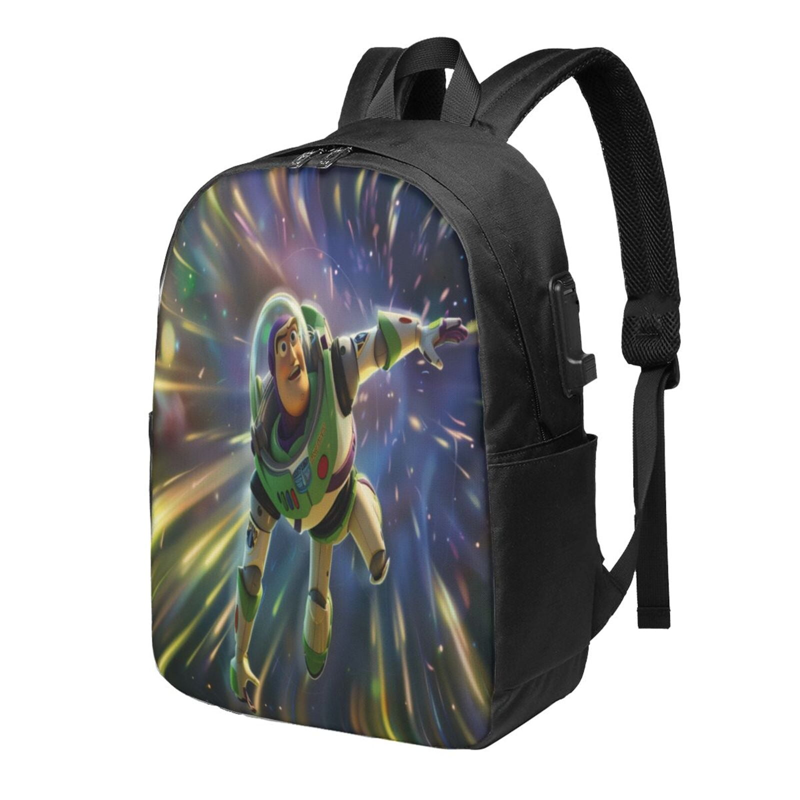 17in Toy Stor Lightweight Casual Laptop Backpack with USB Charging Port for for Men and Women ...